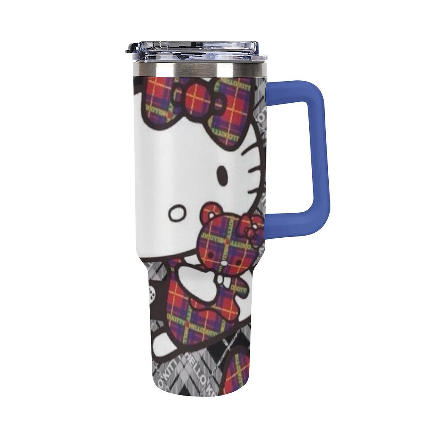 Hello Kitty Car Cup Stainless Steel Thermos Cup with Handle 40oz ...