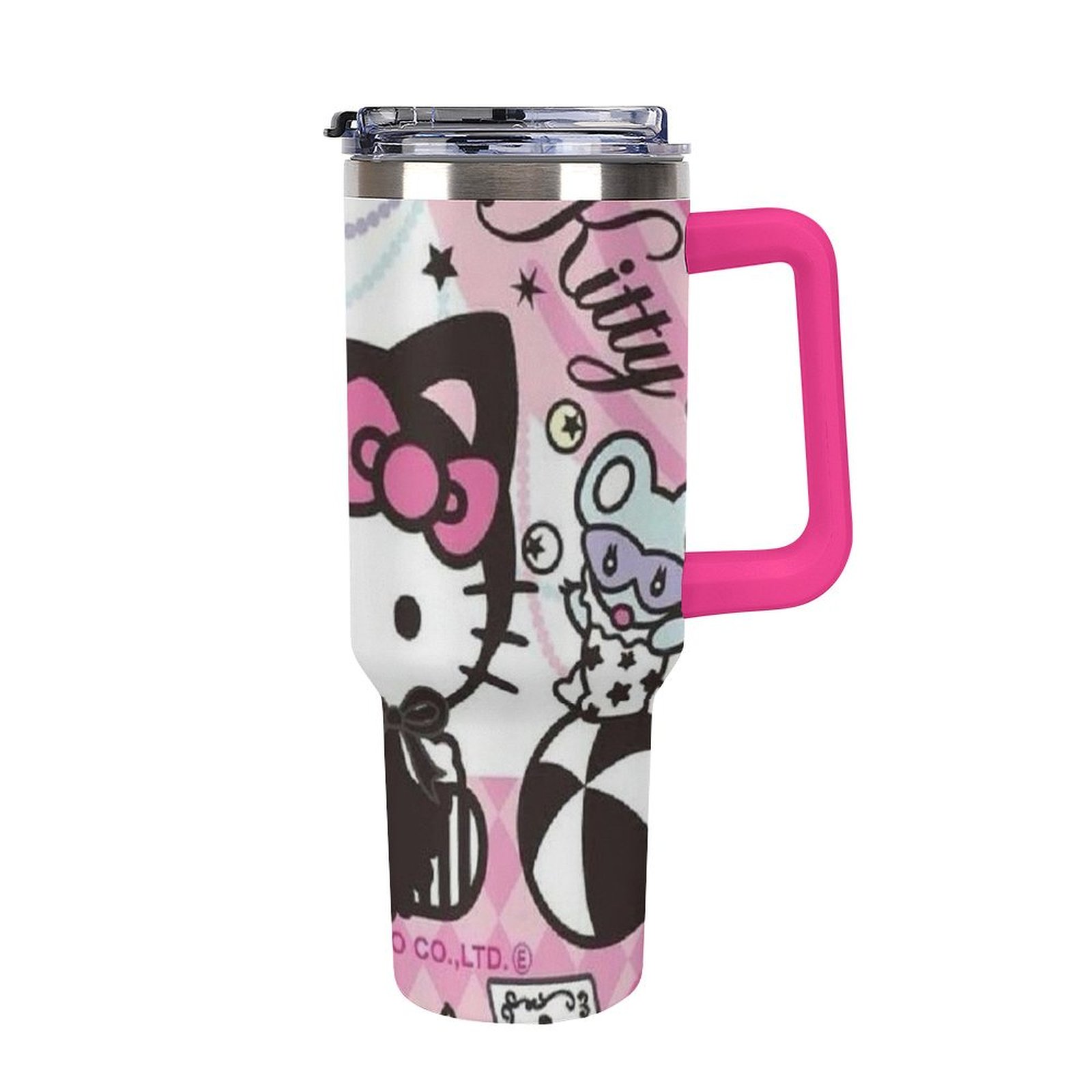 Hello Kitty Car Cup Stainless Steel Thermos Cup with Handle 40oz ...