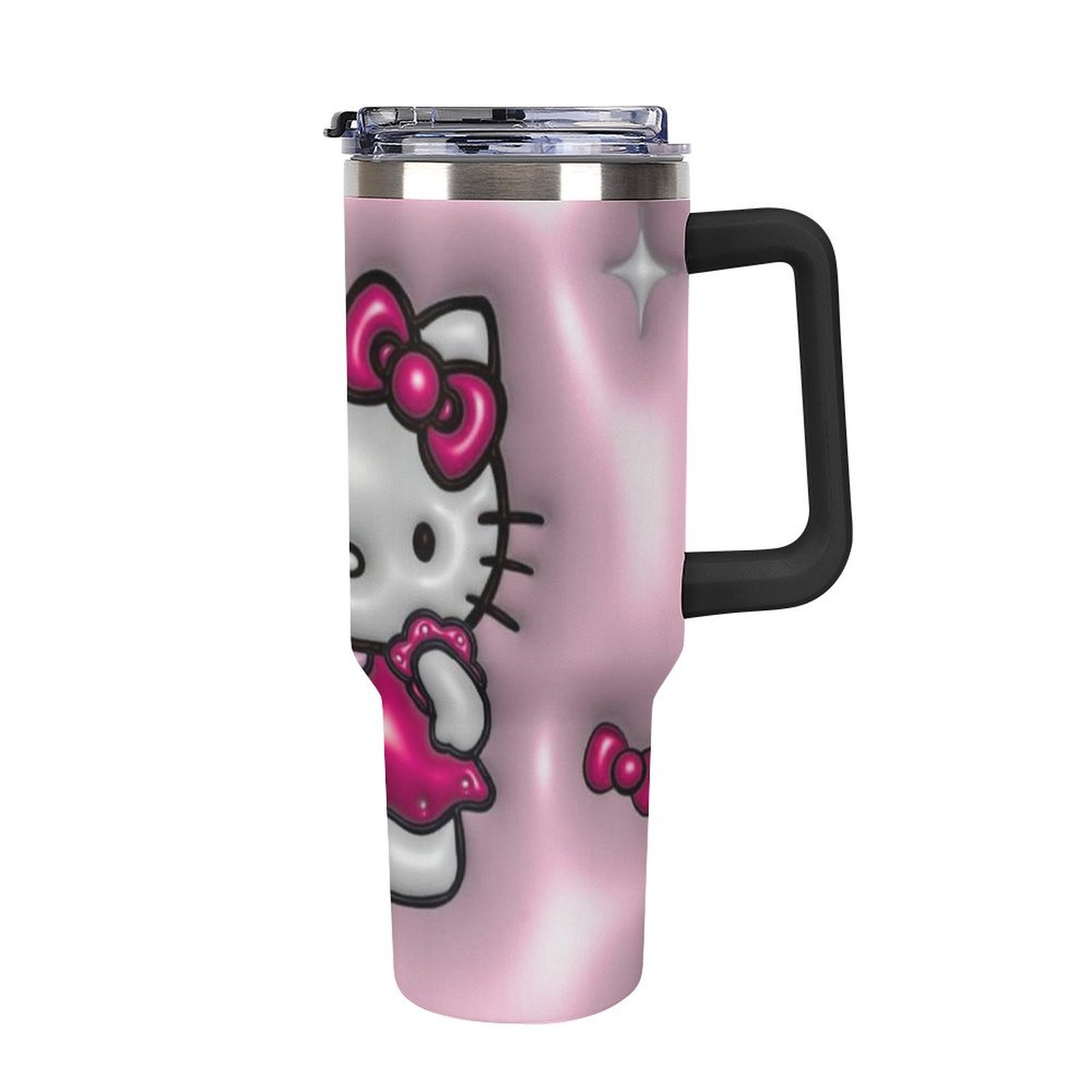 Hello Kitty Car Cup Stainless Steel Thermos Cup with Handle 40oz ...