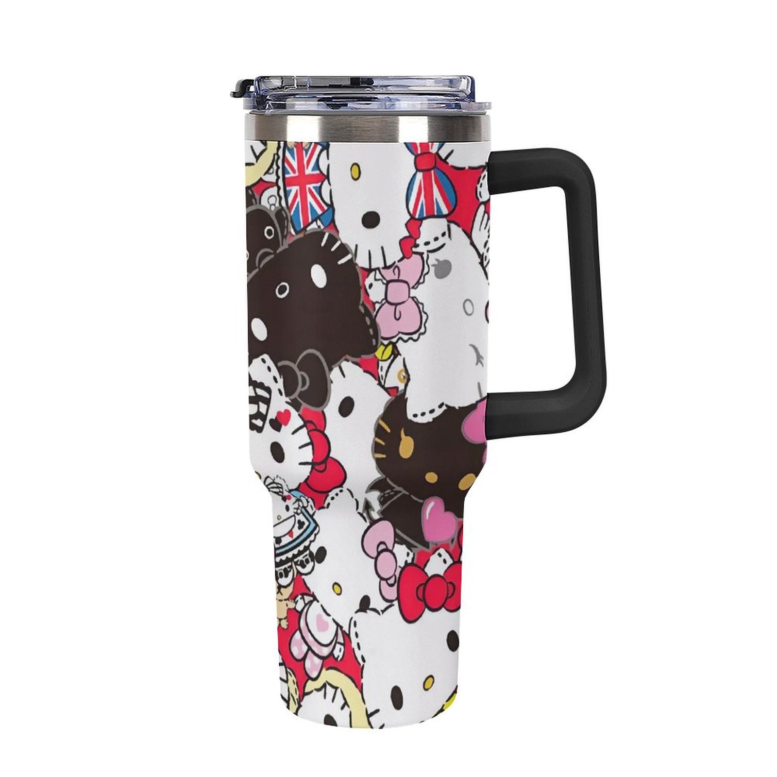 Hello Kitty Car Cup Stainless Steel Thermos Cup with Handle 40oz ...