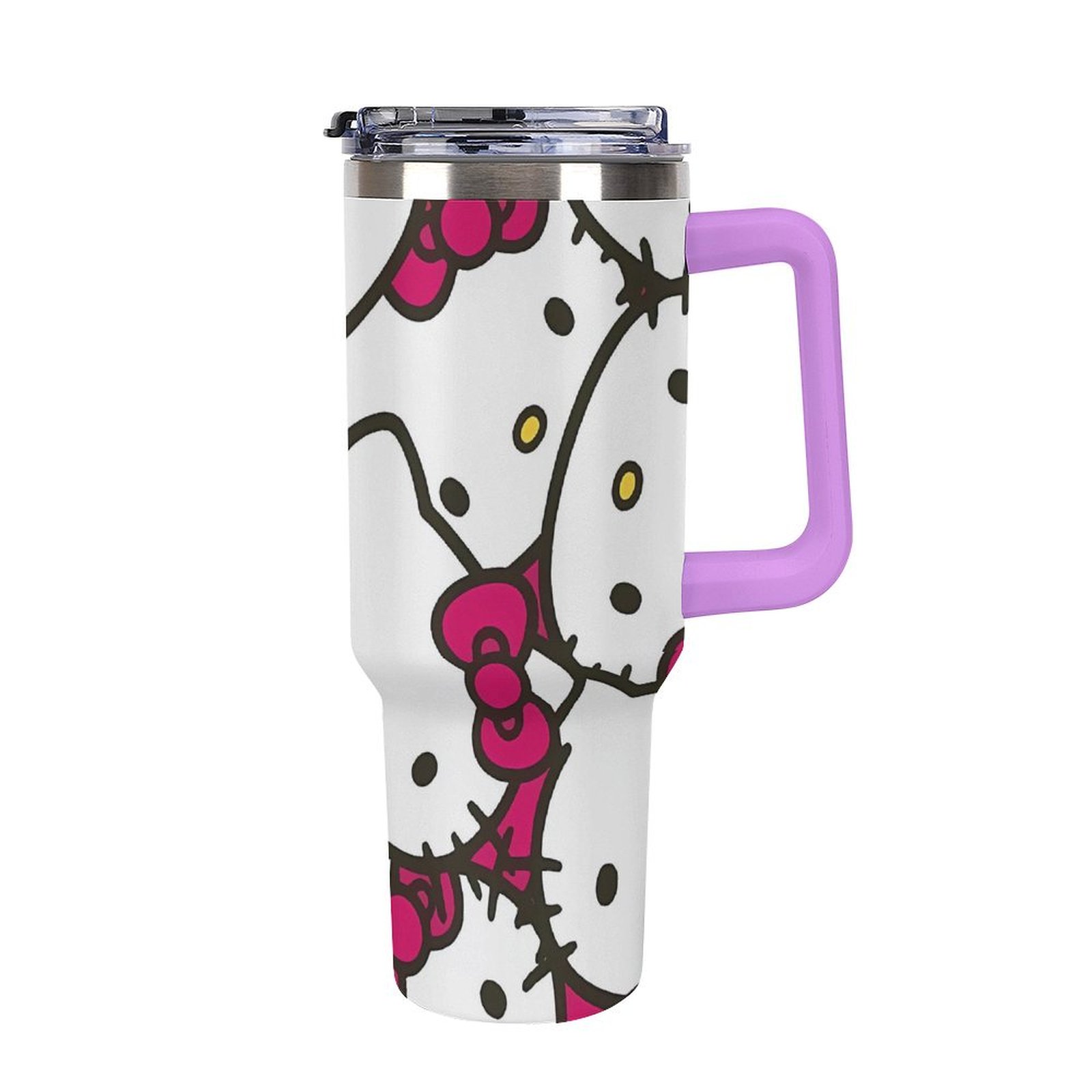 Hello Kitty Car Cup Stainless Steel Thermos Cup with Handle 40oz ...