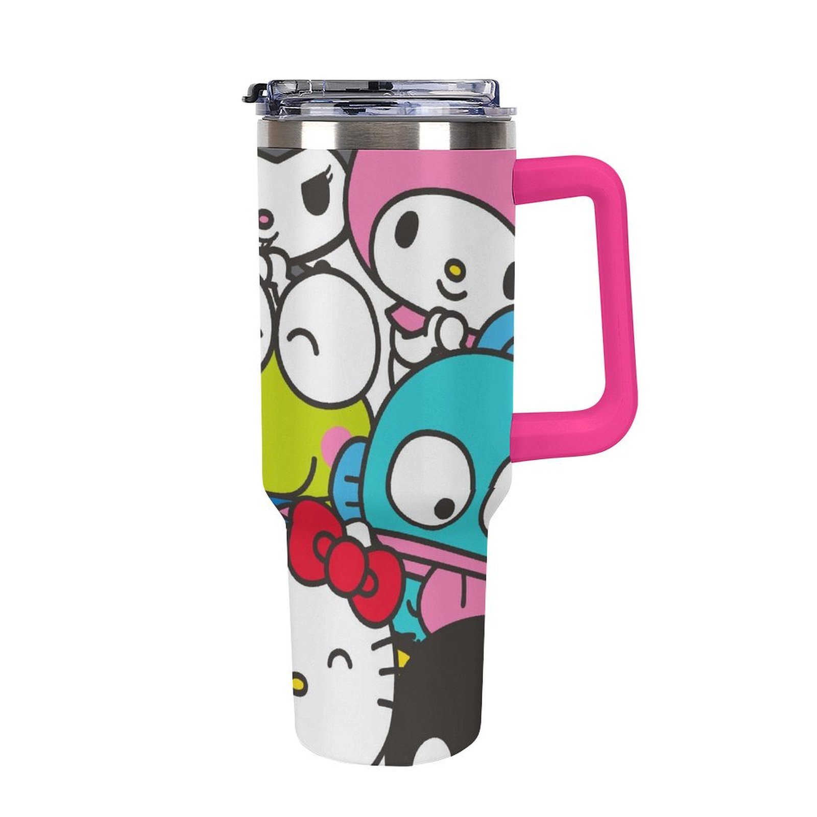 Hello Kitty Car Cup Stainless Steel Thermos Cup with Handle 40oz ...