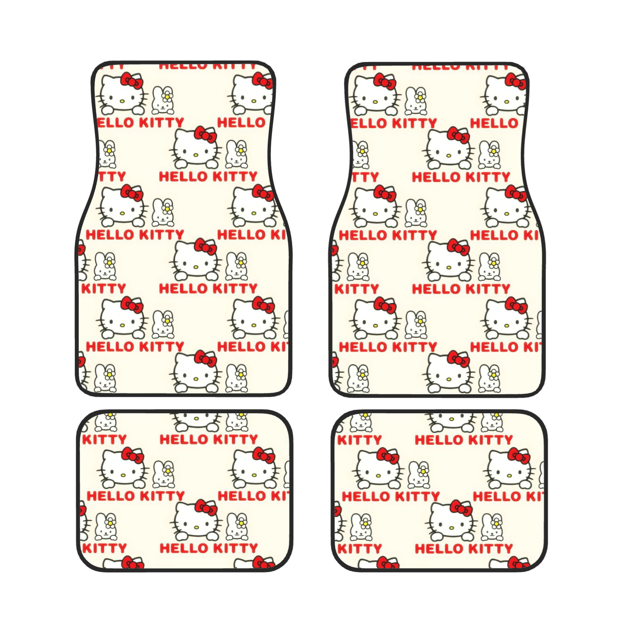 Seat Covers Full Set Hello Kitty Car Floor Mats Plasticolor Hello Kitty ...