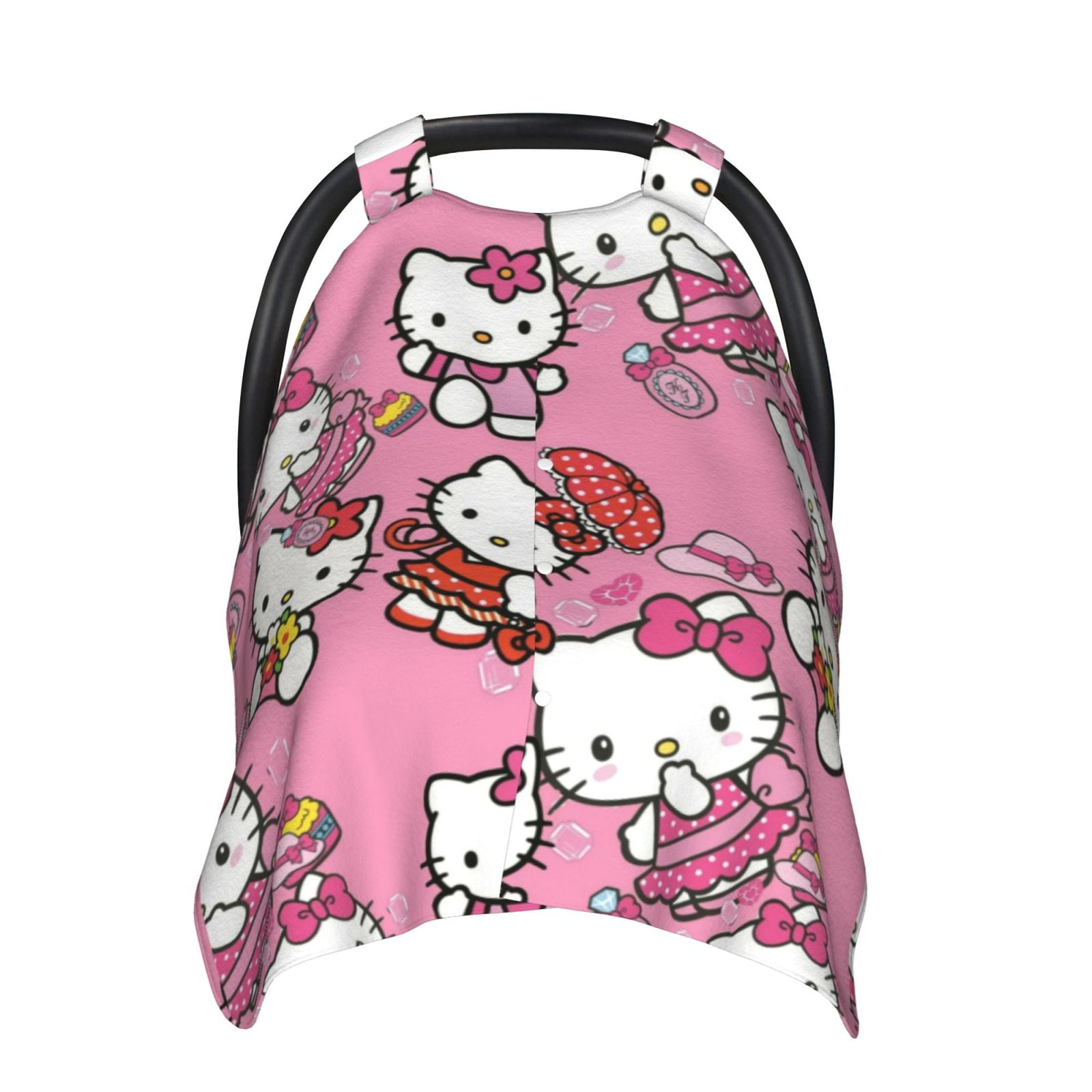 Hello Kitty Car Seat Covers for Baby,Baby Car Seat Canopy Cover Multi ...