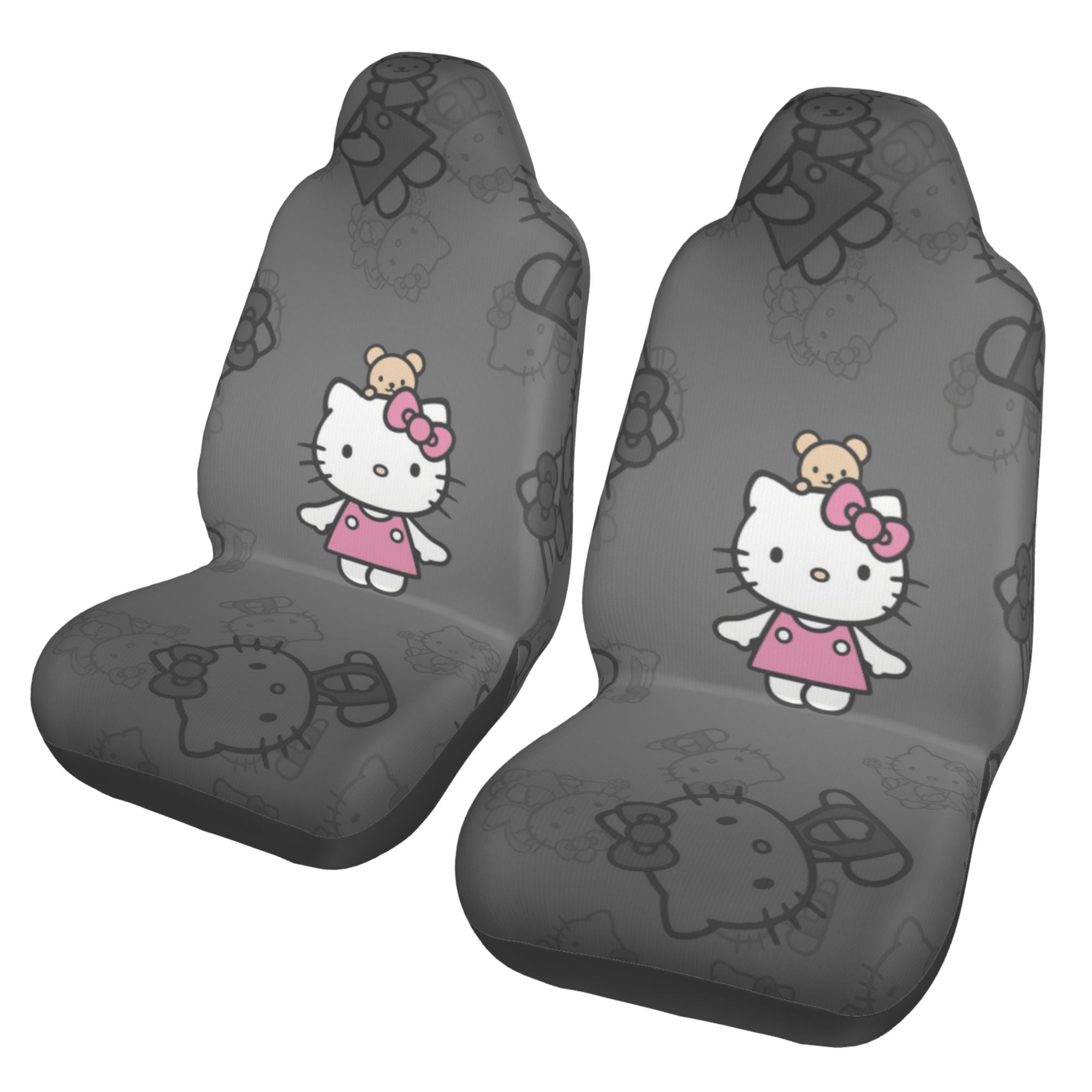 Hello Kitty Car Seat Covers Set of 2, Front Seat Accessories Protector ...