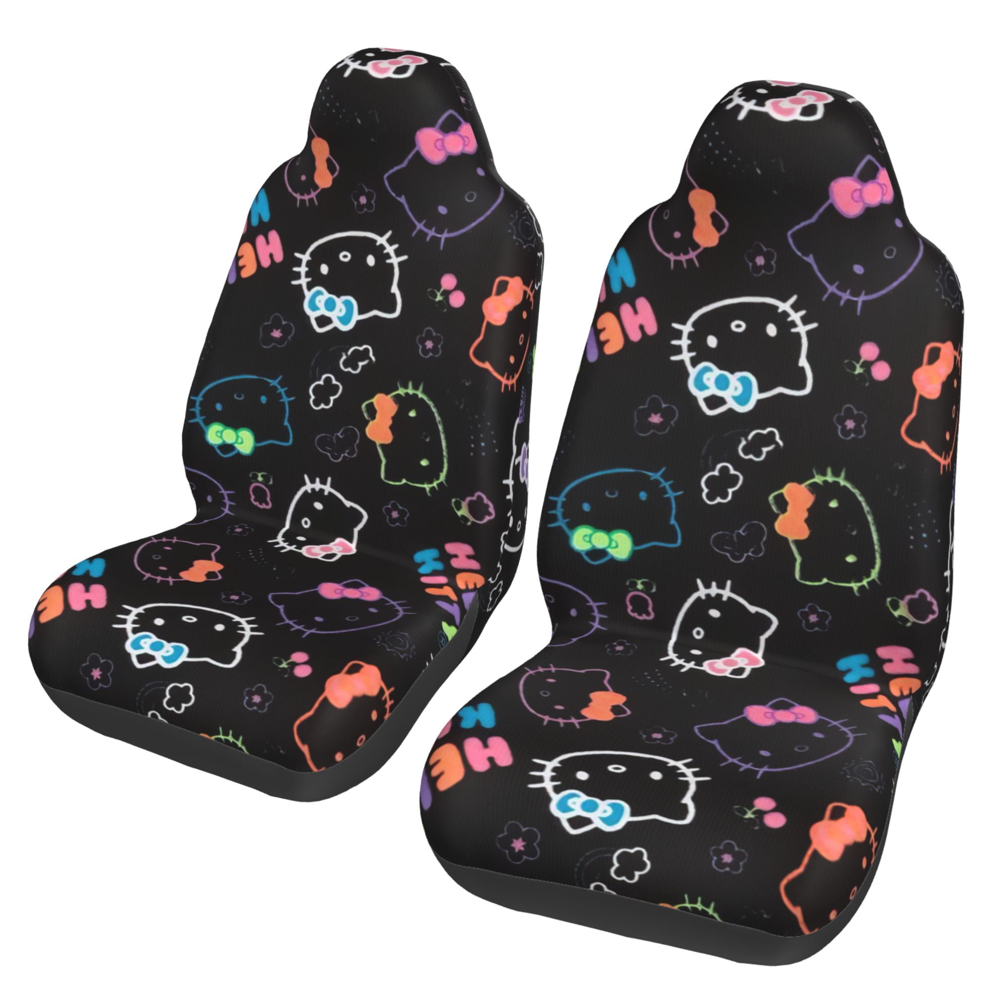 Hello Kitty Car Seat Covers Set of 2, Front Seat Accessories Protector ...