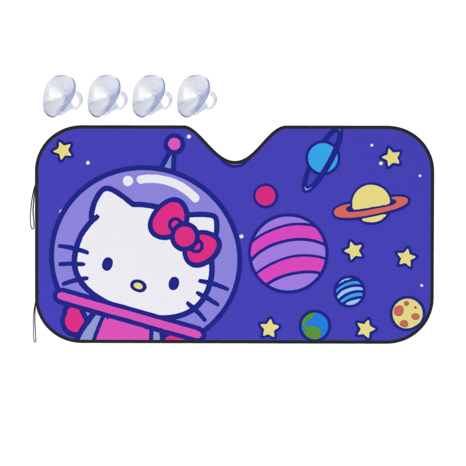 Hello Kitty Car Sun Shade Front Windshield Sun Shade Hardened Sun Visor ...