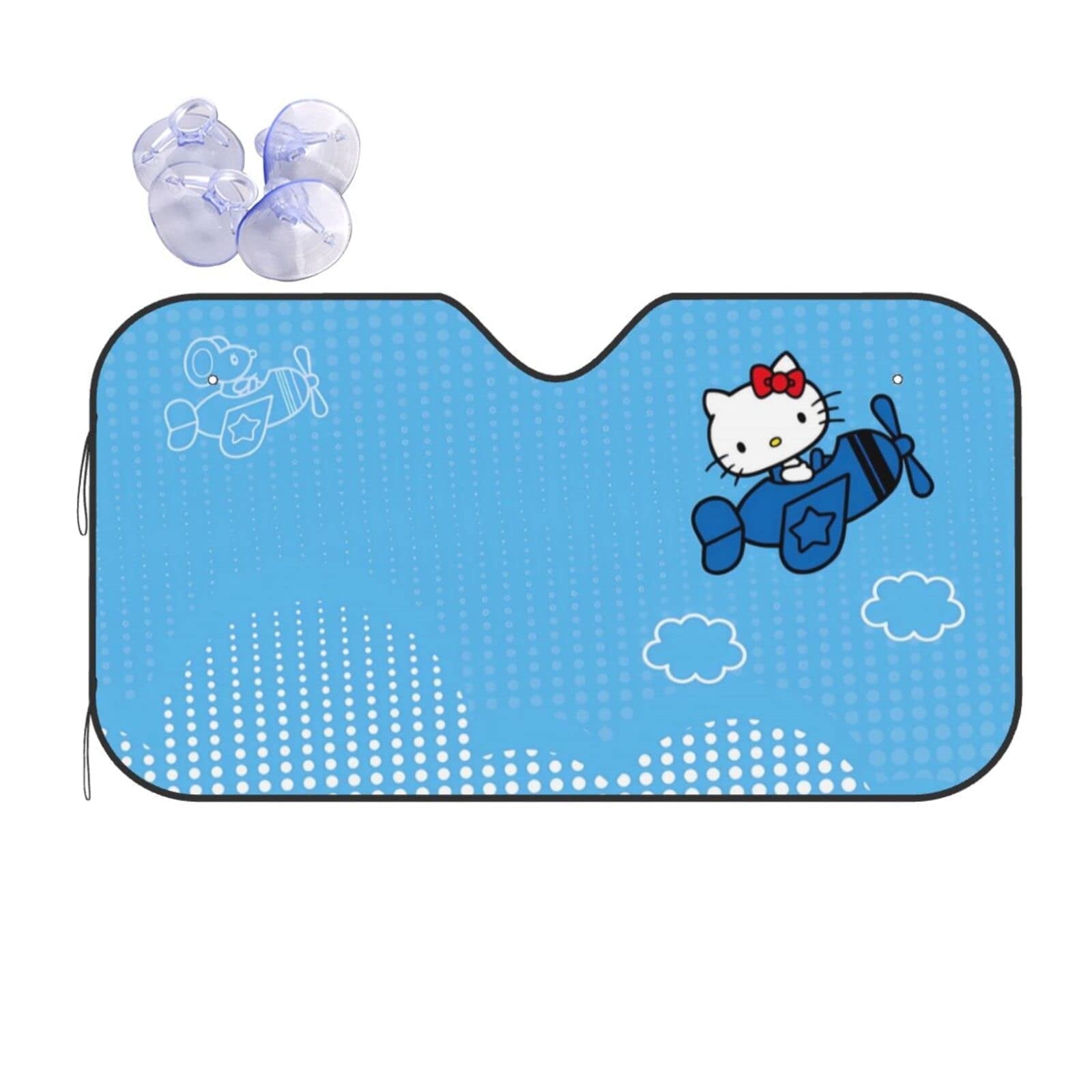 Hello Kitty Car Sun Shade Front Windshield Sun Shade Hardened Sun Visor ...