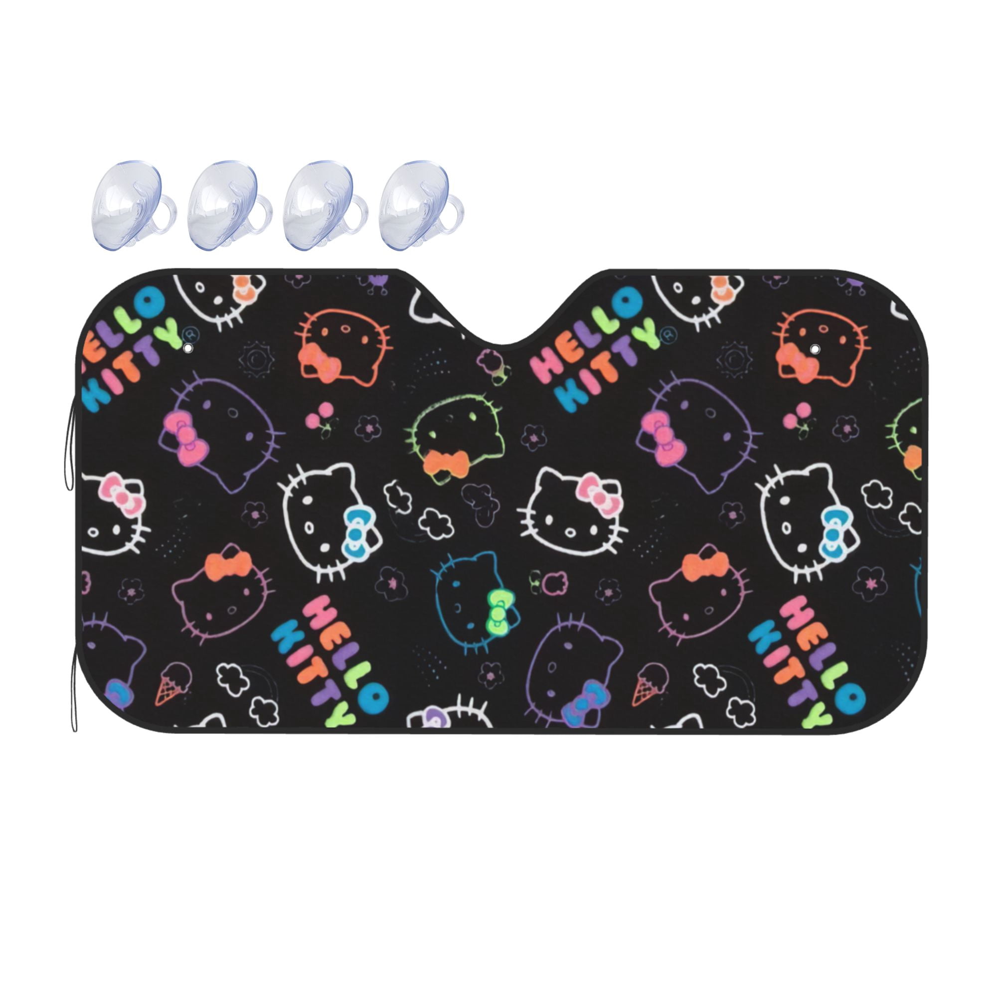 Hello Kitty Car Sun Shade Windshield Sunshade Block Uv Rays Protector ...