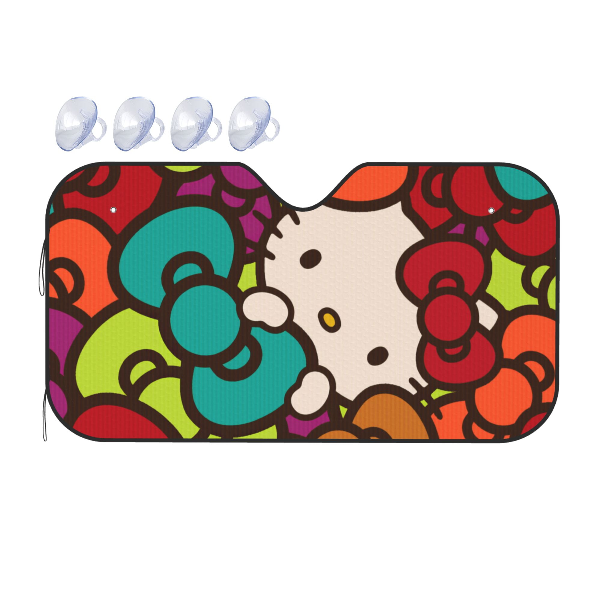 Hello Kitty Car Sun Shade Windshield Sunshade Block Uv Rays Protector ...