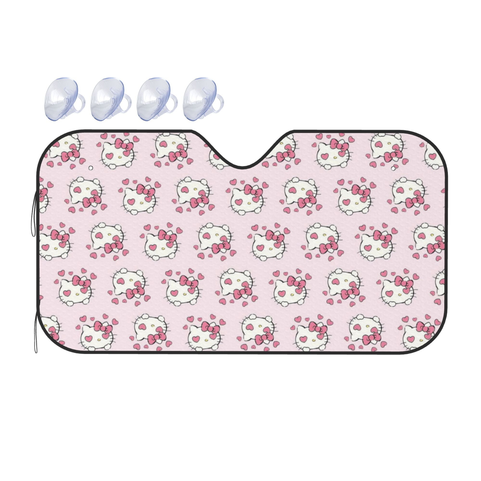 Hello Kitty Car Sun Shade Windshield Sunshade Block Uv Rays Protector ...