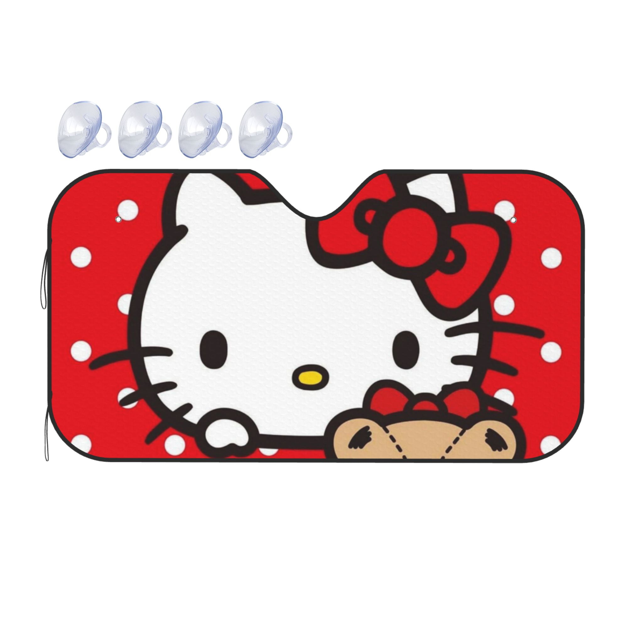 Hello Kitty Car Sun Shade Windshield Sunshade Block Uv Rays Protector ...