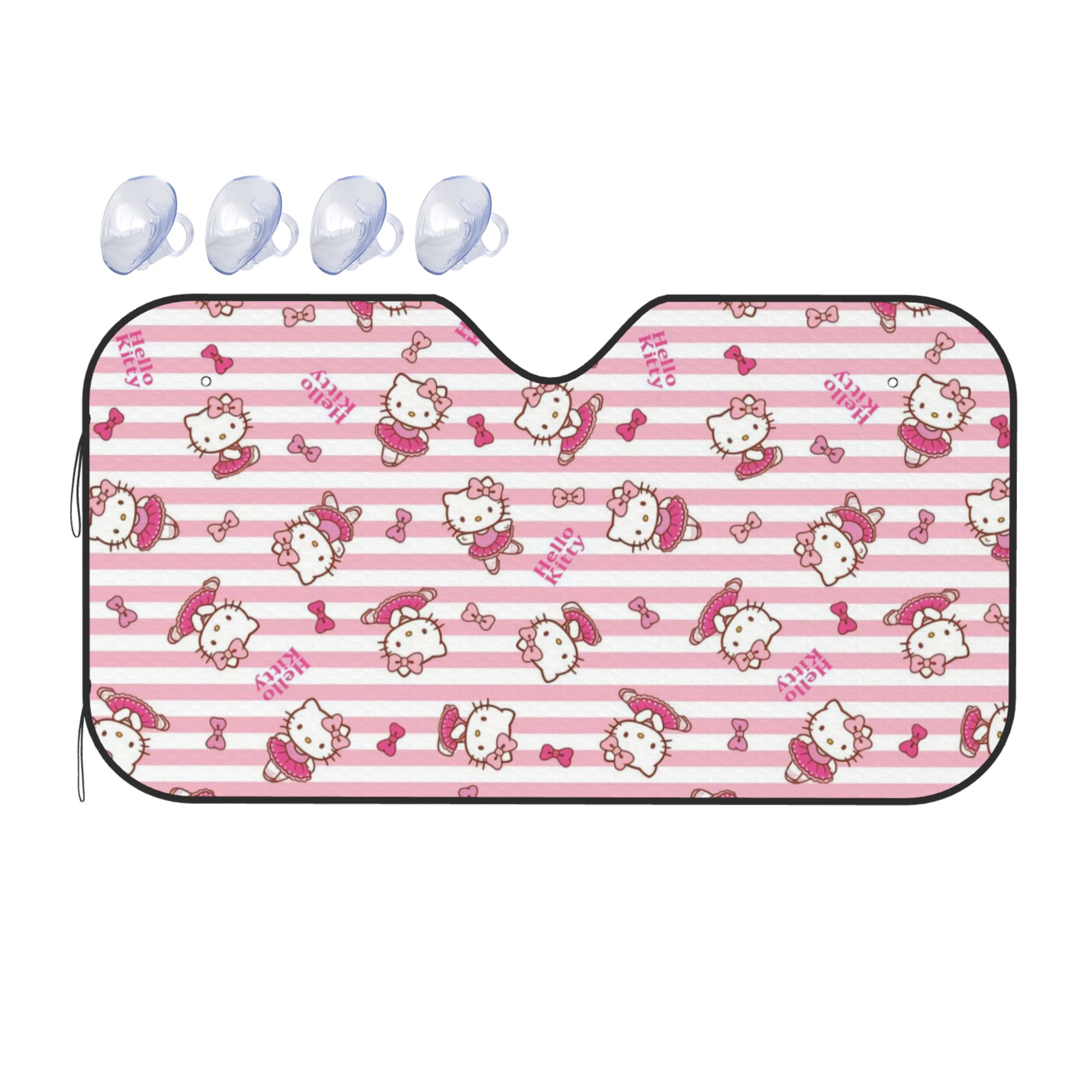 Hello Kitty Car Sun Shade Windshield Sunshade Block Uv Rays Protector ...