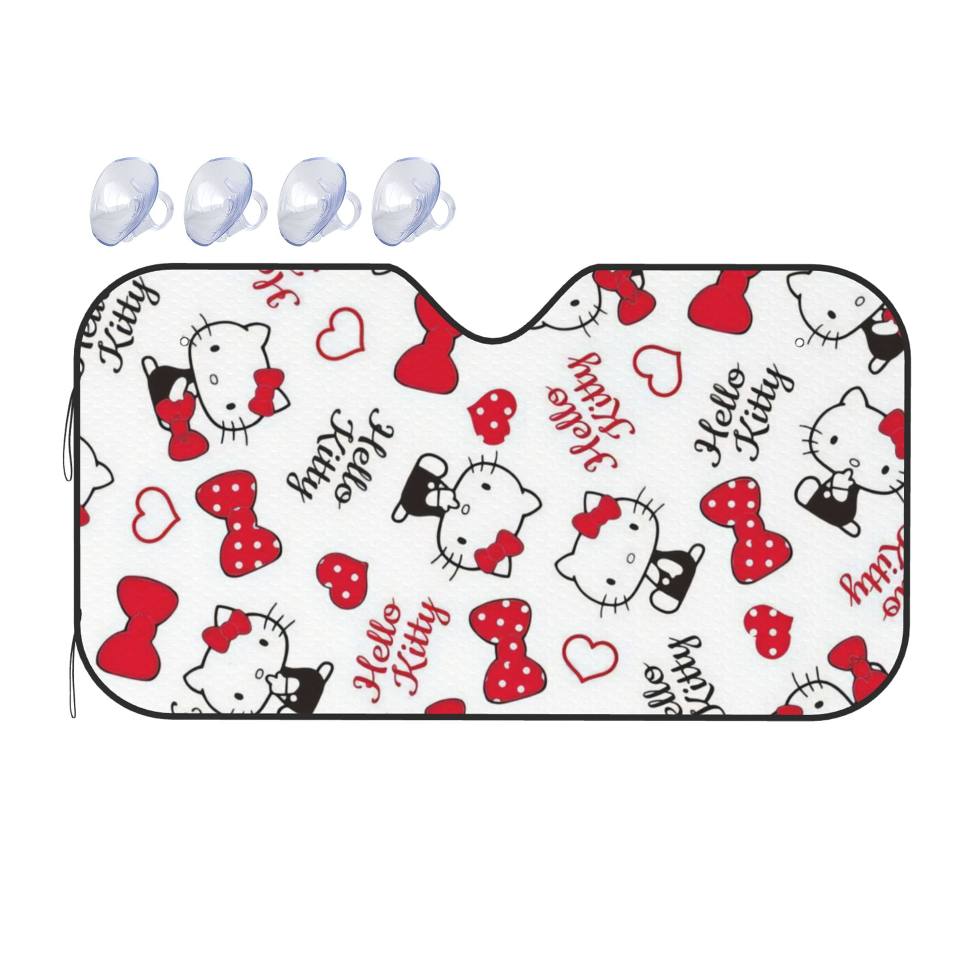 Hello Kitty Car Sun Shade Windshield Sunshade Block Uv Rays Protector ...