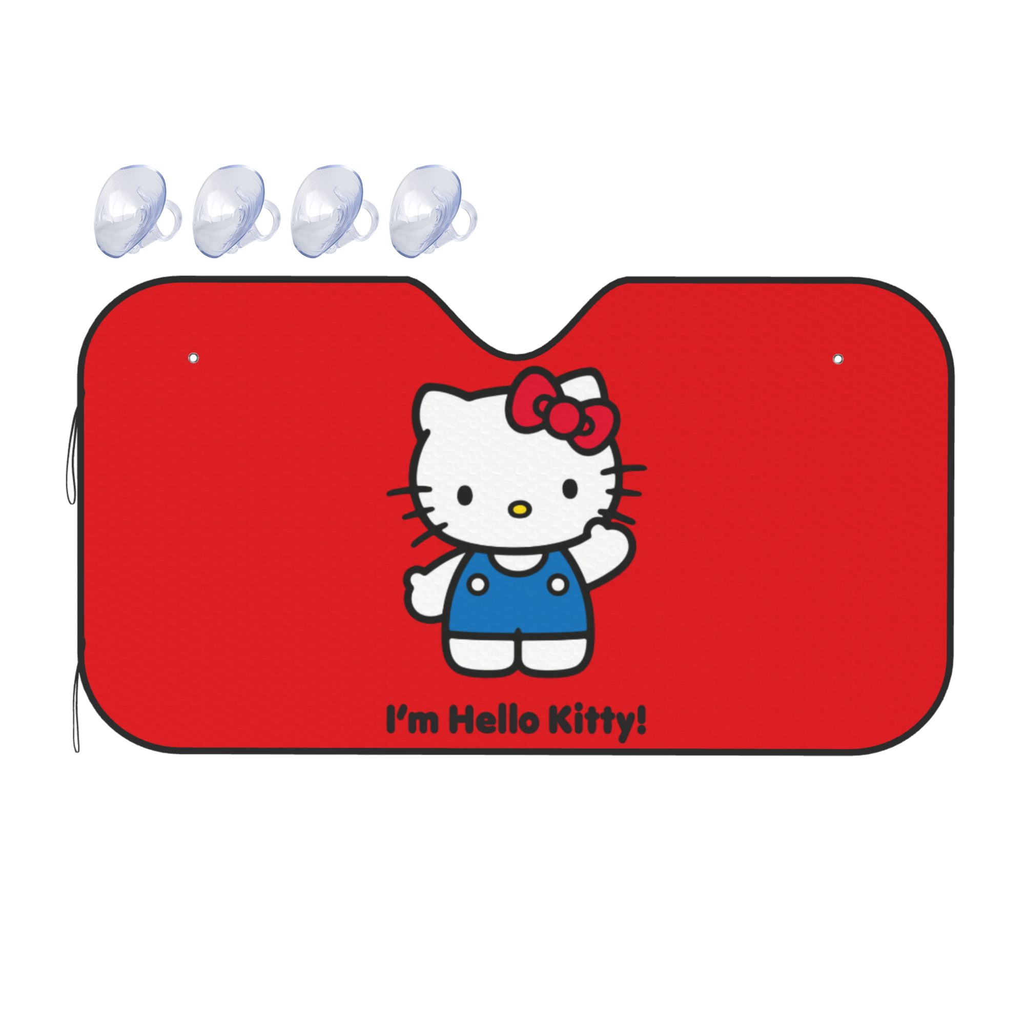 Hello Kitty Car Sun Shade Windshield Sunshade Block Uv Rays Protector ...