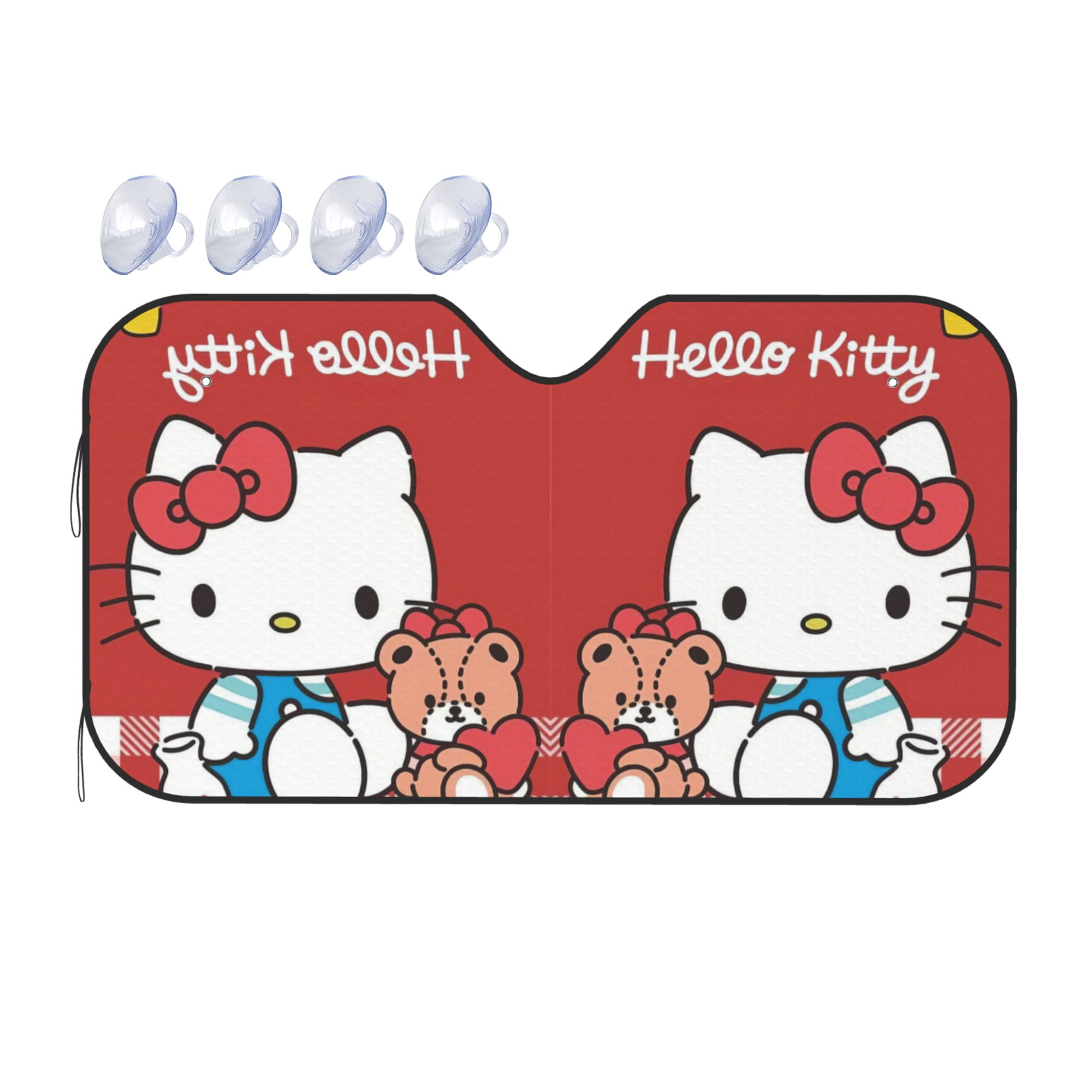 Hello Kitty Car Sun Shade Windshield Sunshade Block Uv Rays Protector ...