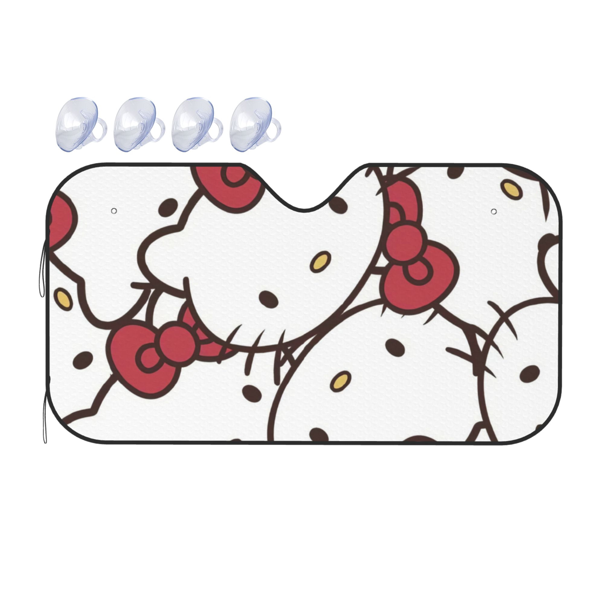 Hello Kitty Car Sun Shade Windshield Sunshade Block Uv Rays Protector ...