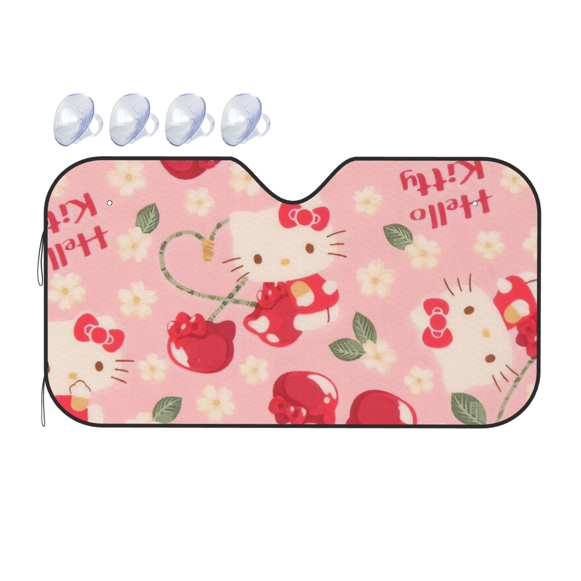 Hello Kitty Car Sun Shade Windshield Sunshade Block Uv Rays Protector ...