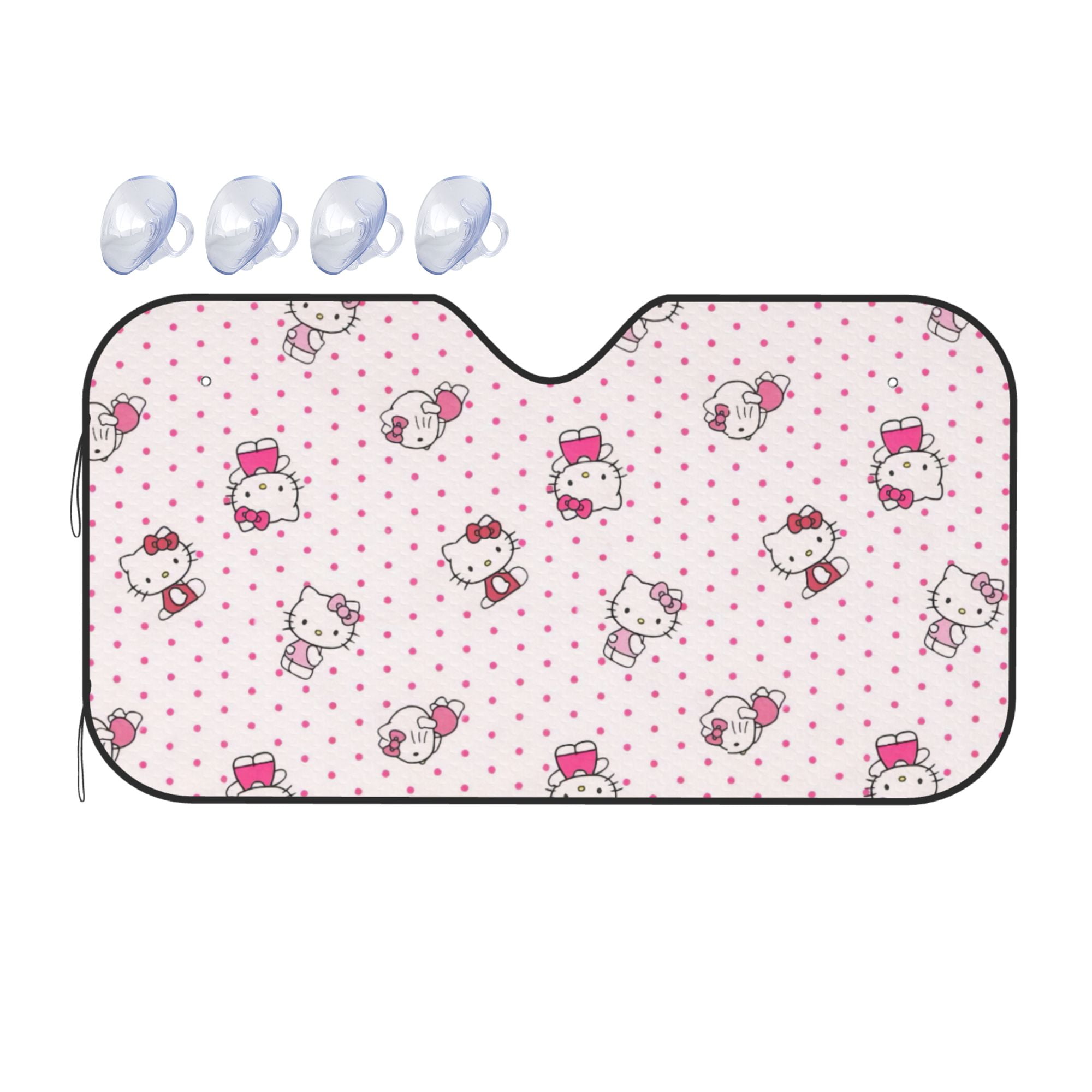 Hello Kitty Car Sun Shade Windshield Sunshade Block Uv Rays Protector ...