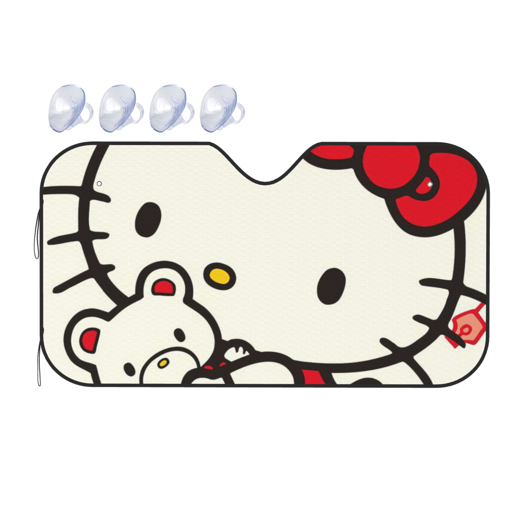 Hello Kitty Car Sun Shade Windshield Sunshade Block Uv Rays Protector ...