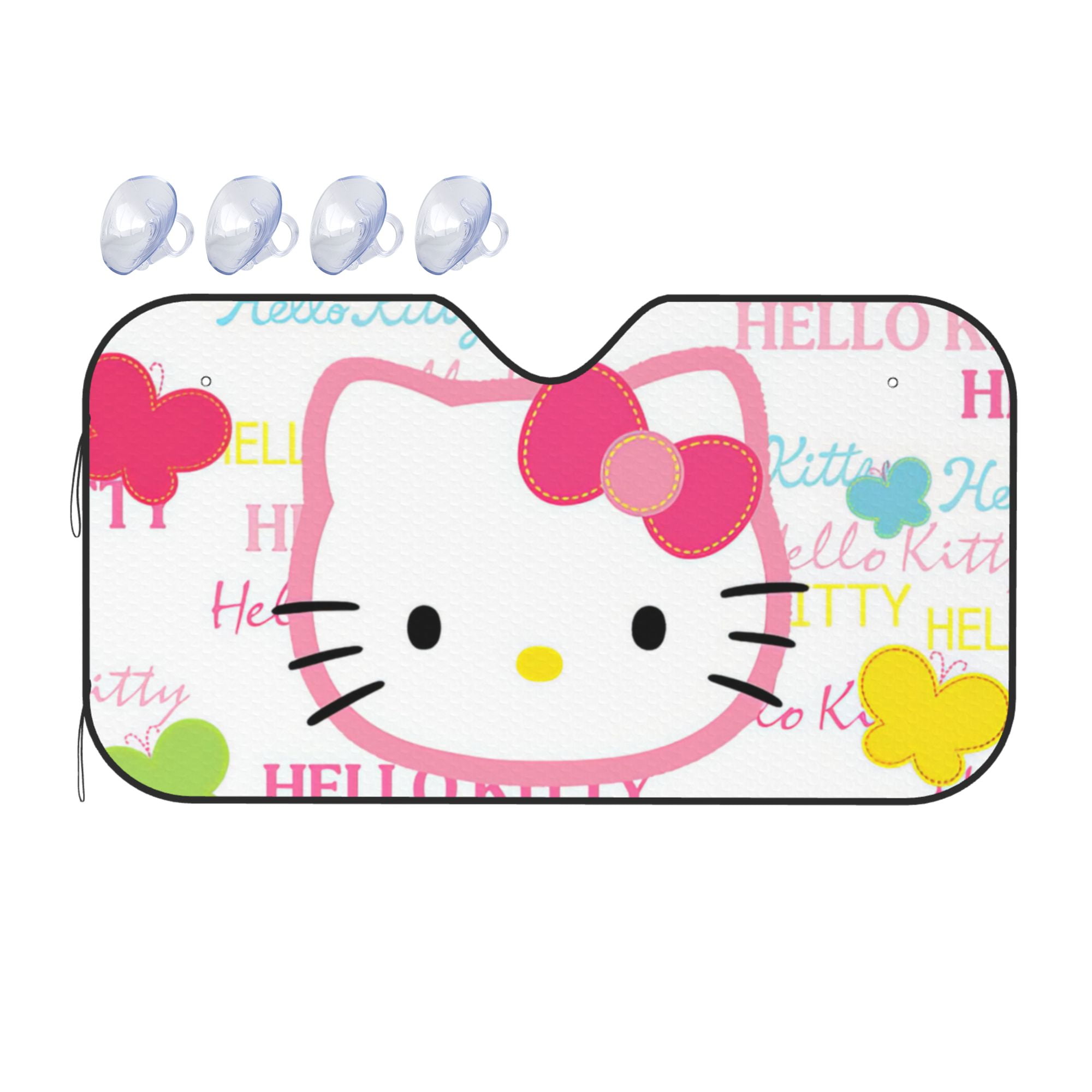 Hello Kitty Car Sun Shade Windshield Sunshade Block Uv Rays Protector ...