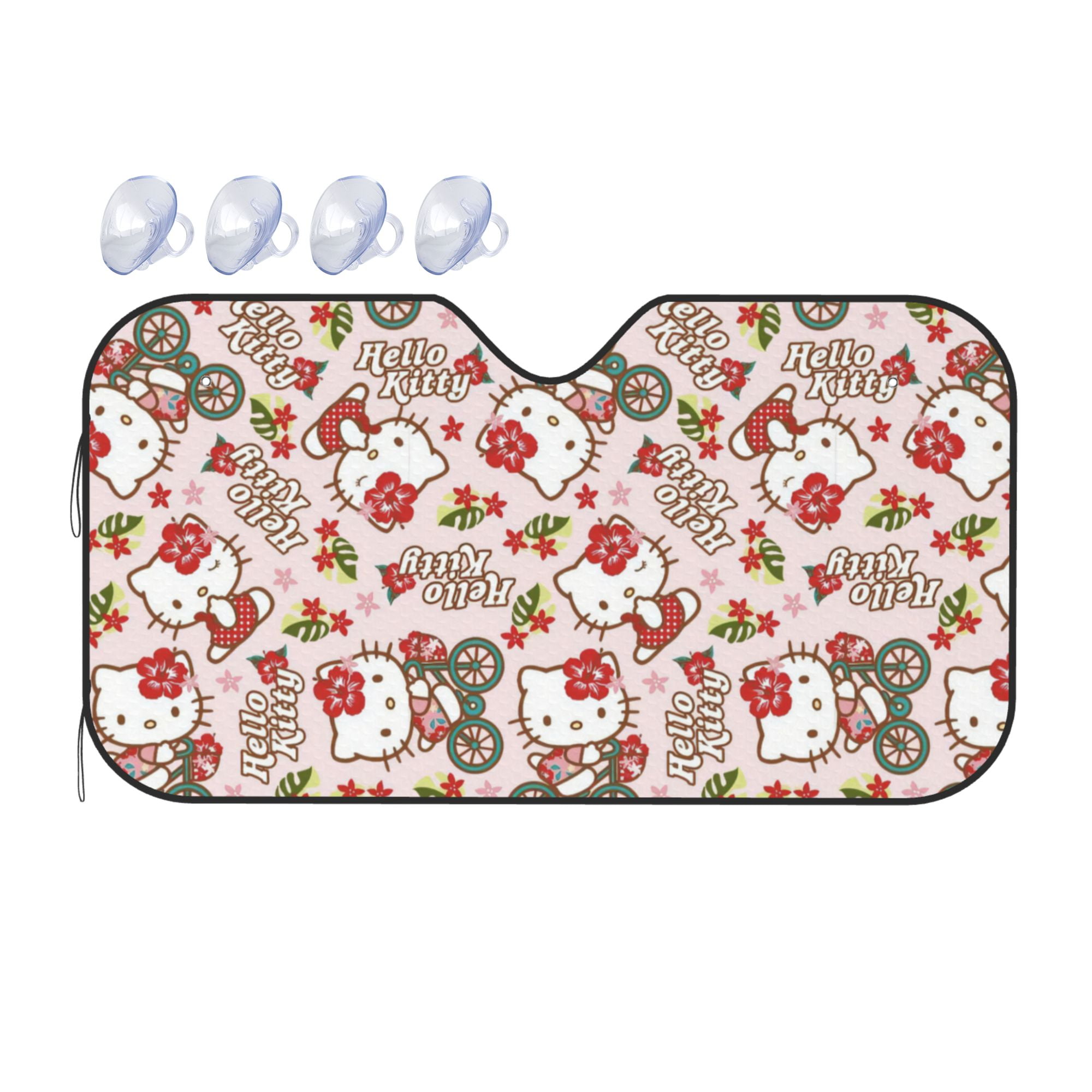 Hello Kitty Car Sun Shade Windshield Sunshade Block Uv Rays Protector ...