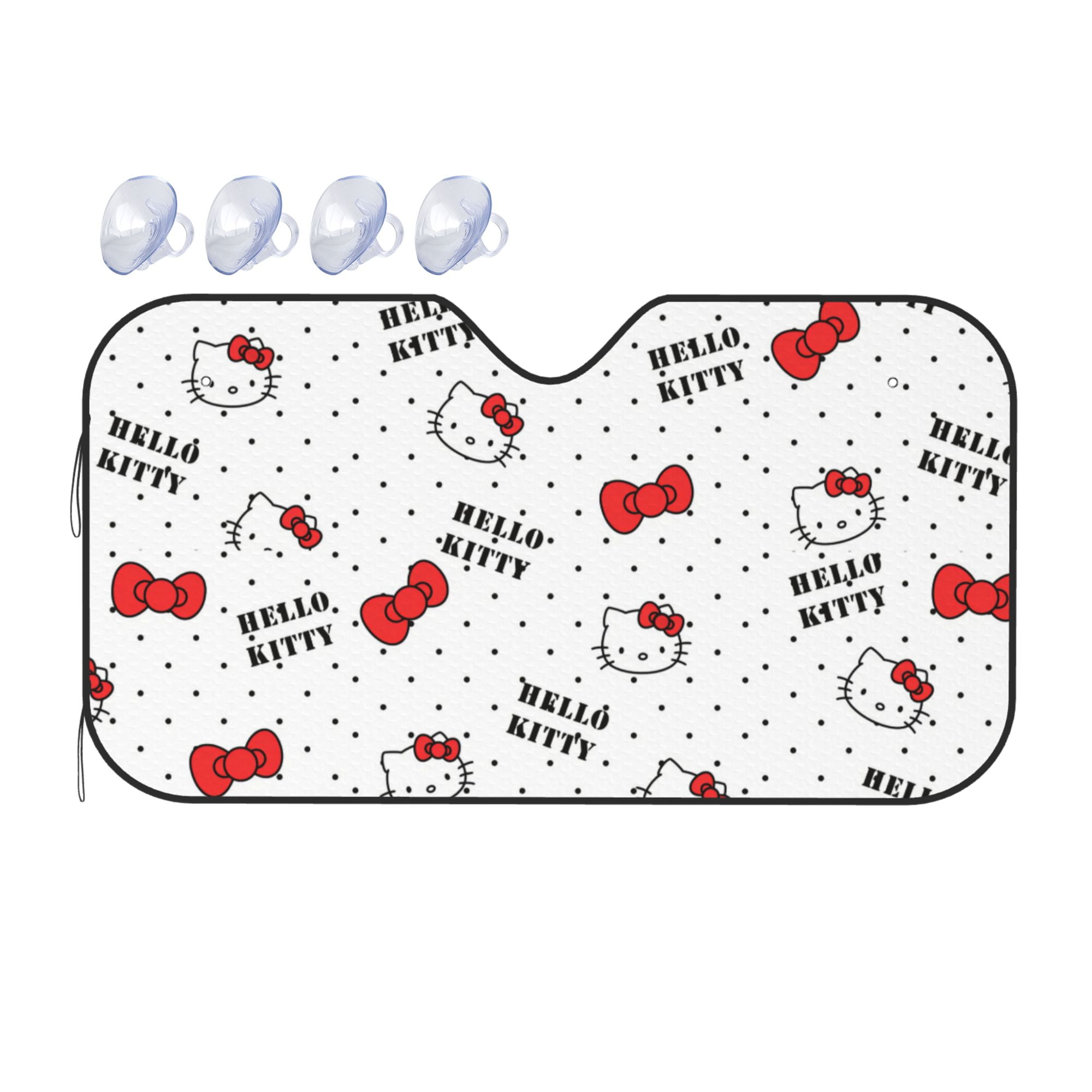Hello Kitty Car Sun Shade Windshield Sunshade Block Uv Rays Protector ...