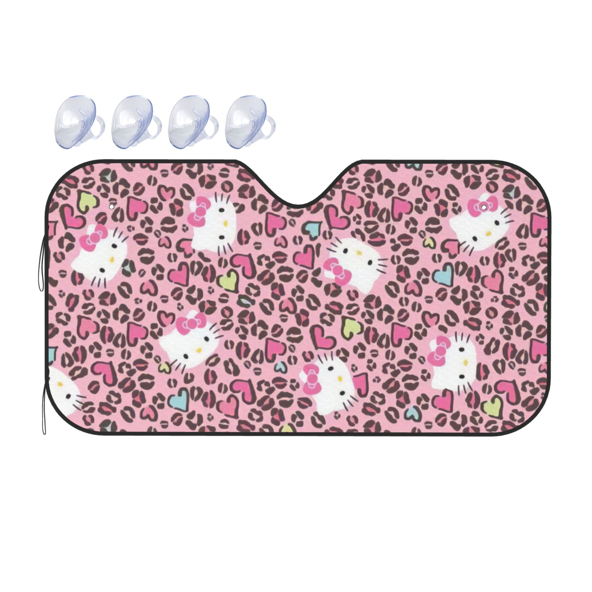 Hello Kitty Car Sun Shade Windshield Sunshade Block Uv Rays Protector ...