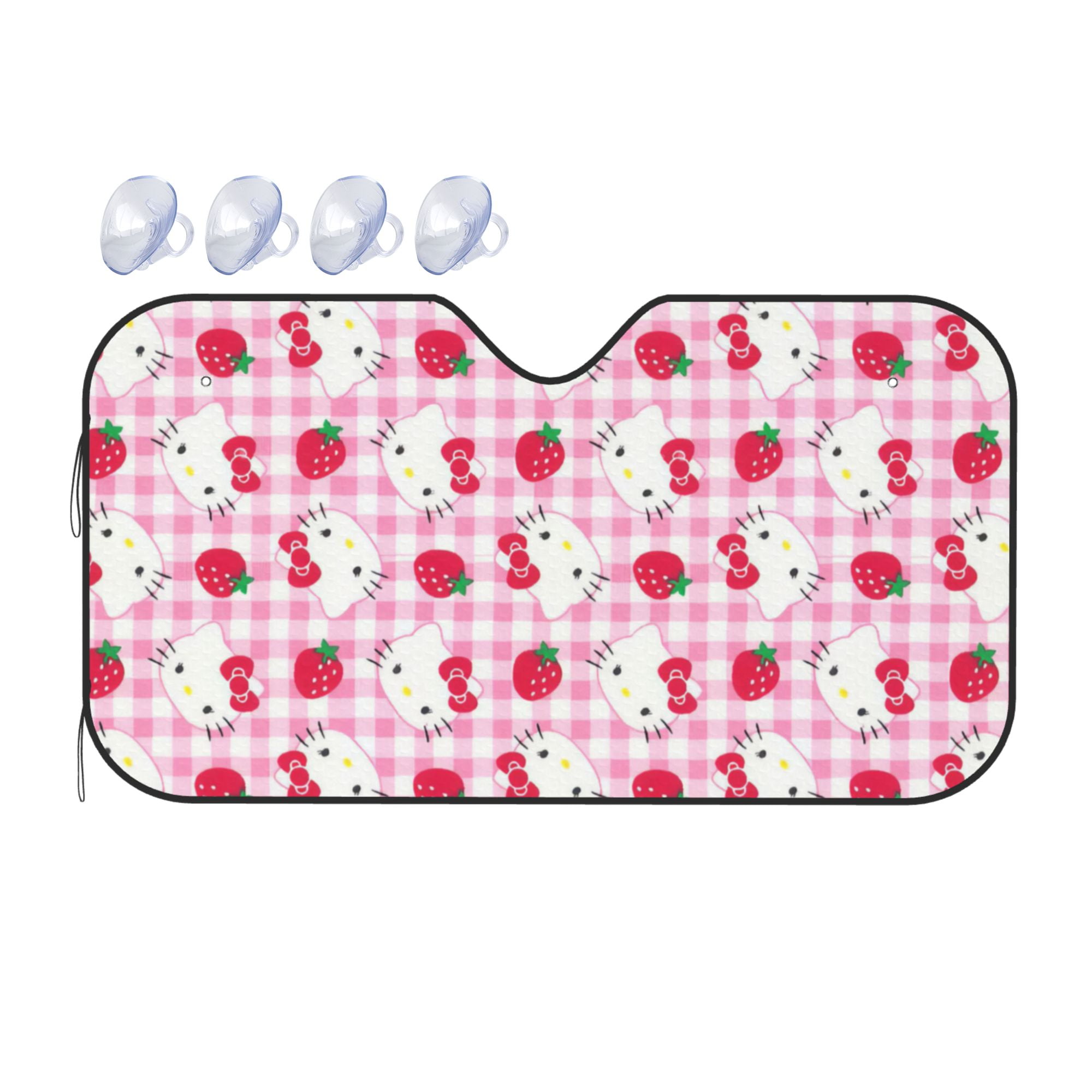 Hello Kitty Car Sun Shade Windshield Sunshade Block Uv Rays Protector ...