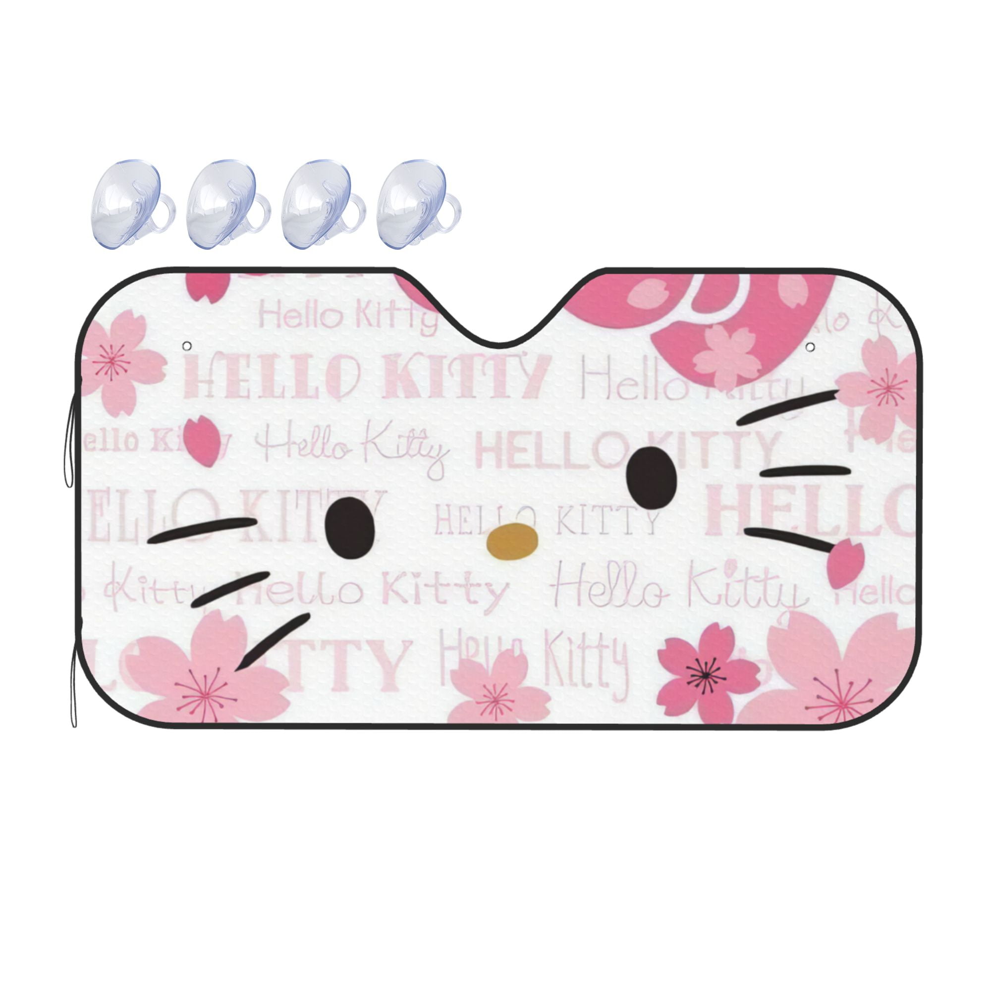 Hello Kitty Car Sun Shade Windshield Sunshade Block Uv Rays Protector ...