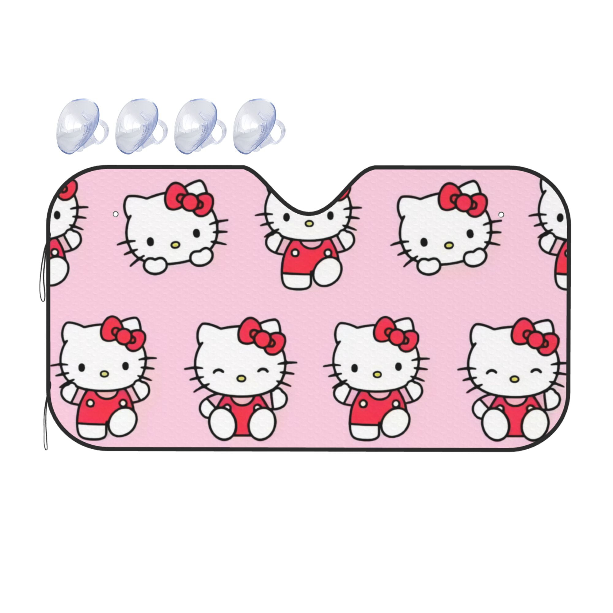 Hello Kitty Car Sun Shade Windshield Sunshade Block Uv Rays Protector ...