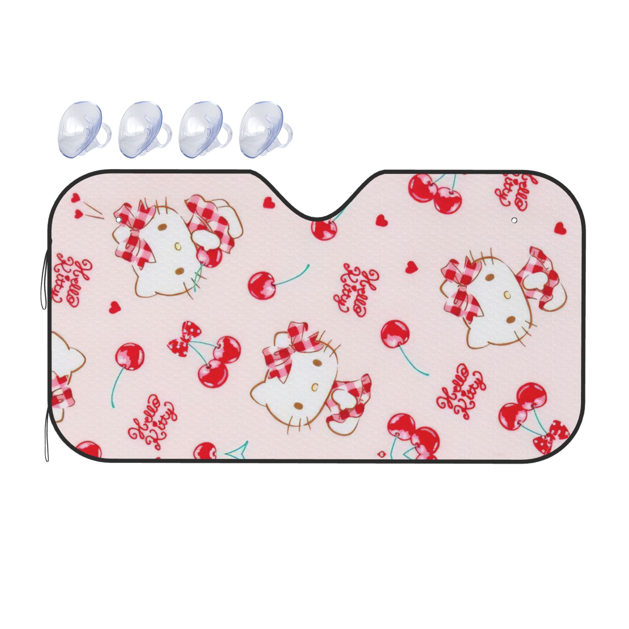 Hello Kitty Car Sun Shade Windshield Sunshade Block Uv Rays Protector ...