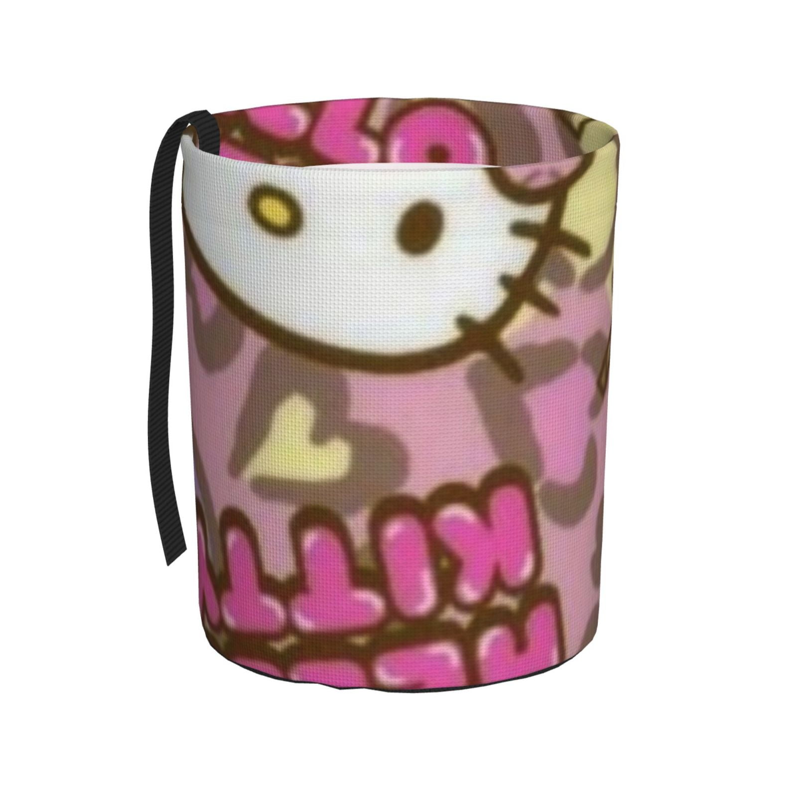 Hello Kitty Car Trash Can, Leak Proof Garbage Bin, Foldable Hanging Car ...