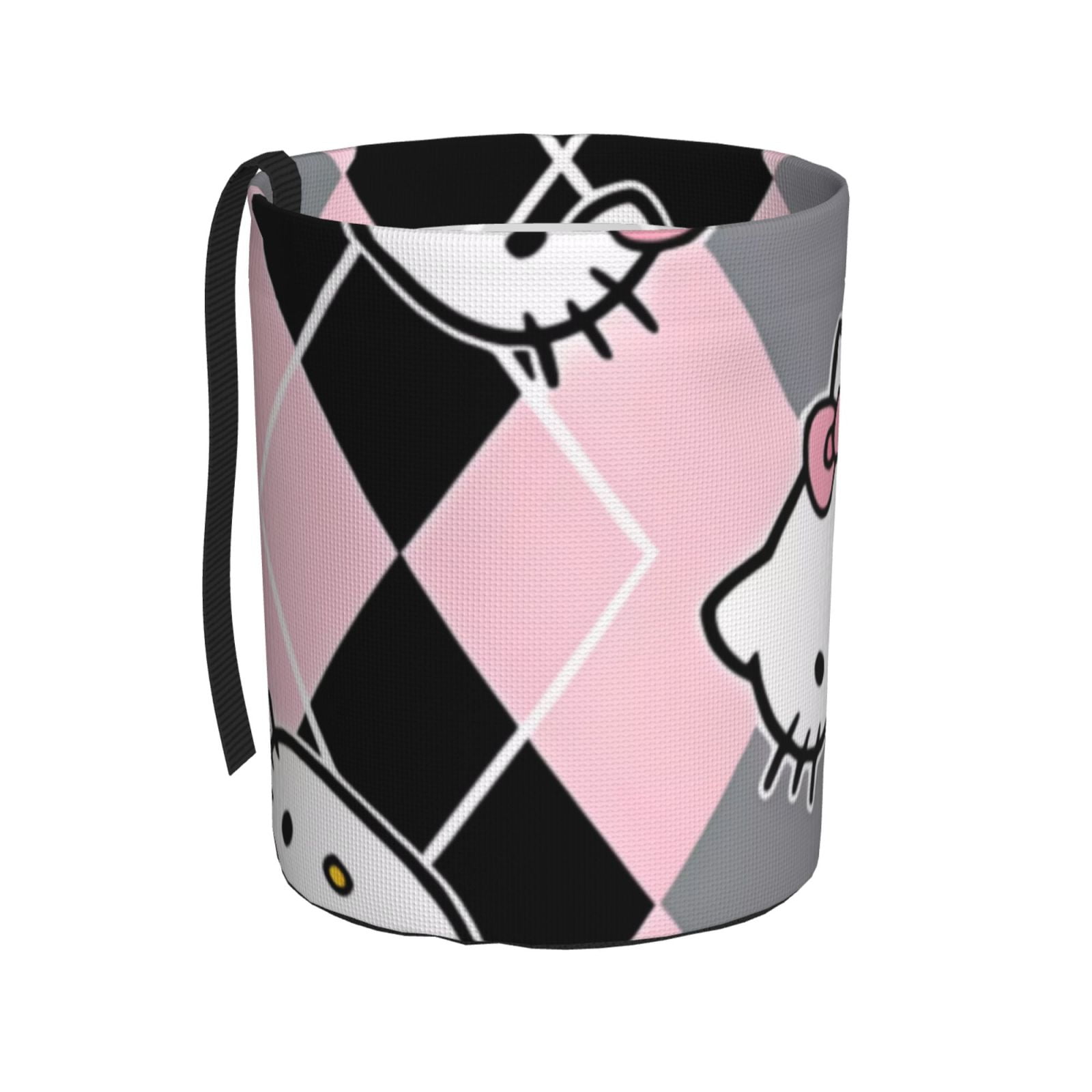 Hello Kitty Car Trash Can, Leak Proof Garbage Bin, Foldable Hanging Car ...