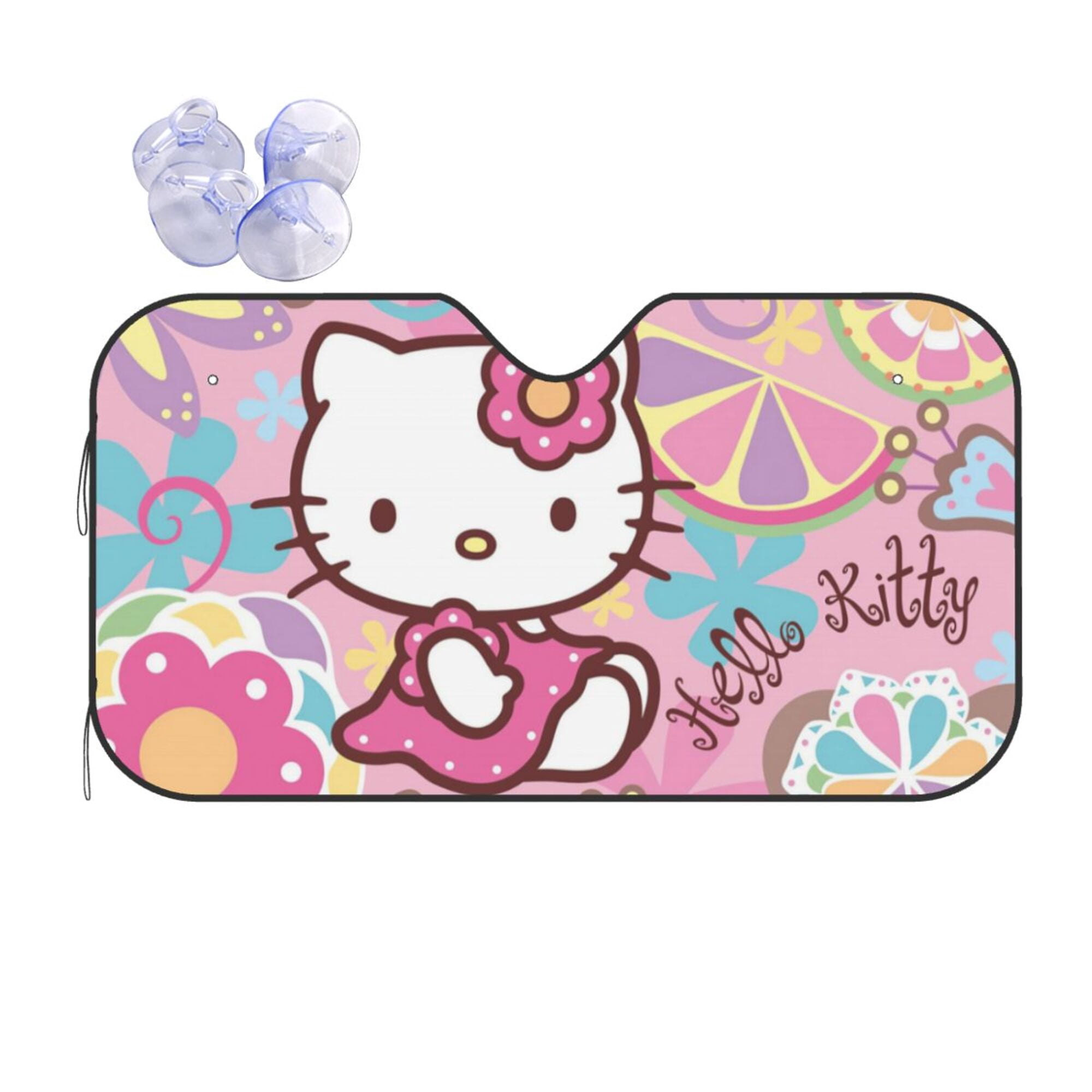 Hello Kitty Car Windshield Sun Shade Cute Car Accessories for Women ...