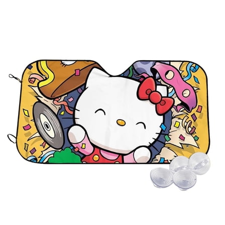 Hello Kitty My Melody Auto Sunshade Auto Car Windshield Window Sanrio ...