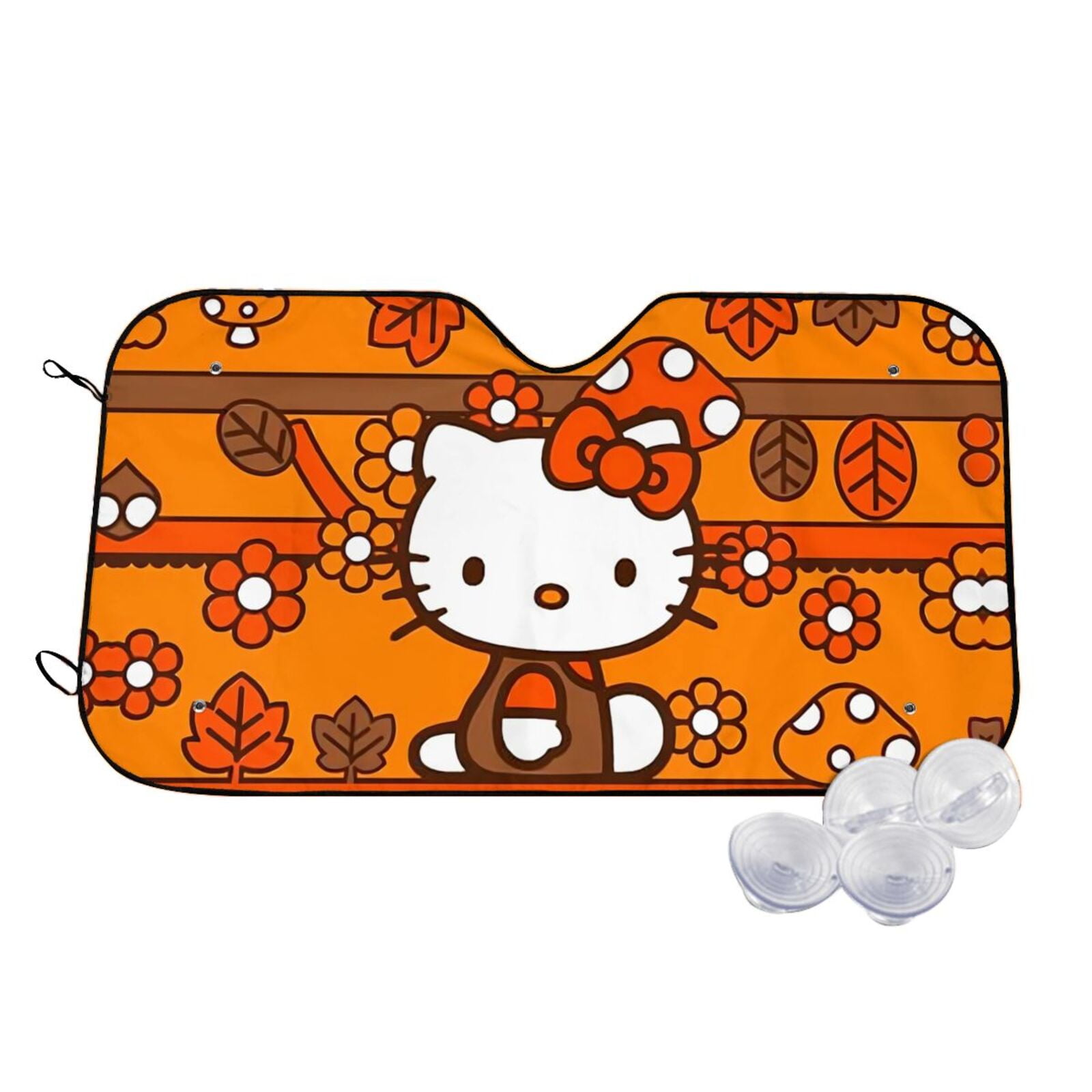 Hello Kitty Car Windshield Sun Shade Foldable Front Window Sunshade UV ...