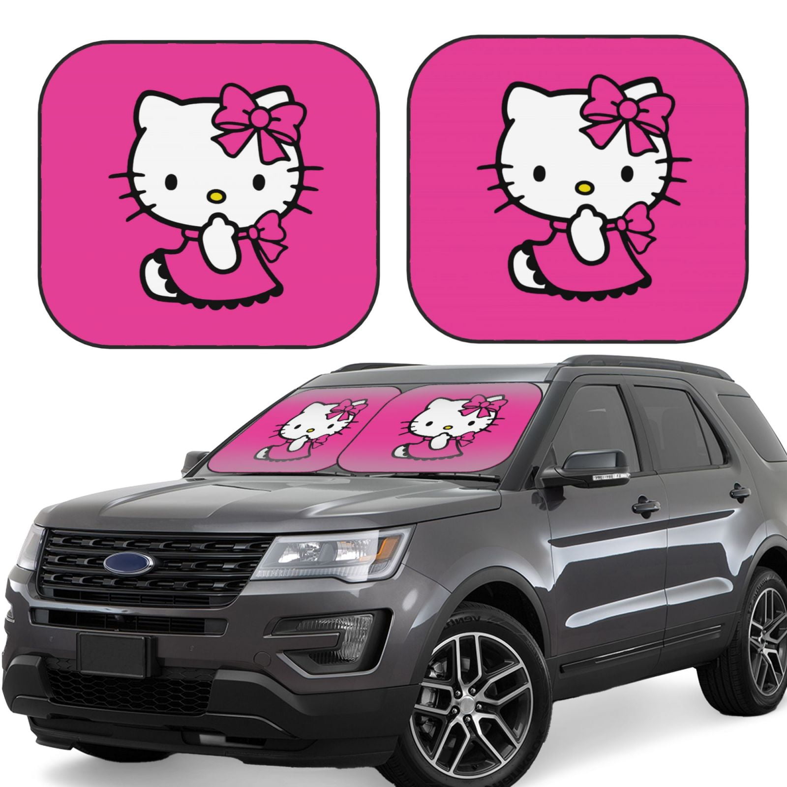 Hello Kitty Car Windshield Sunshade Automotive Sun Shade for Cars SUV ...