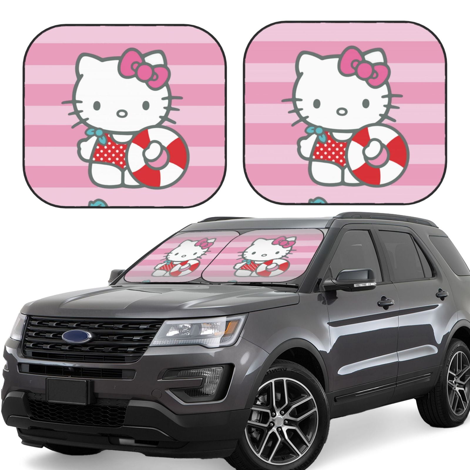Hello Kitty Car Windshield Sunshade Automotive Sun Shade for Cars SUV ...