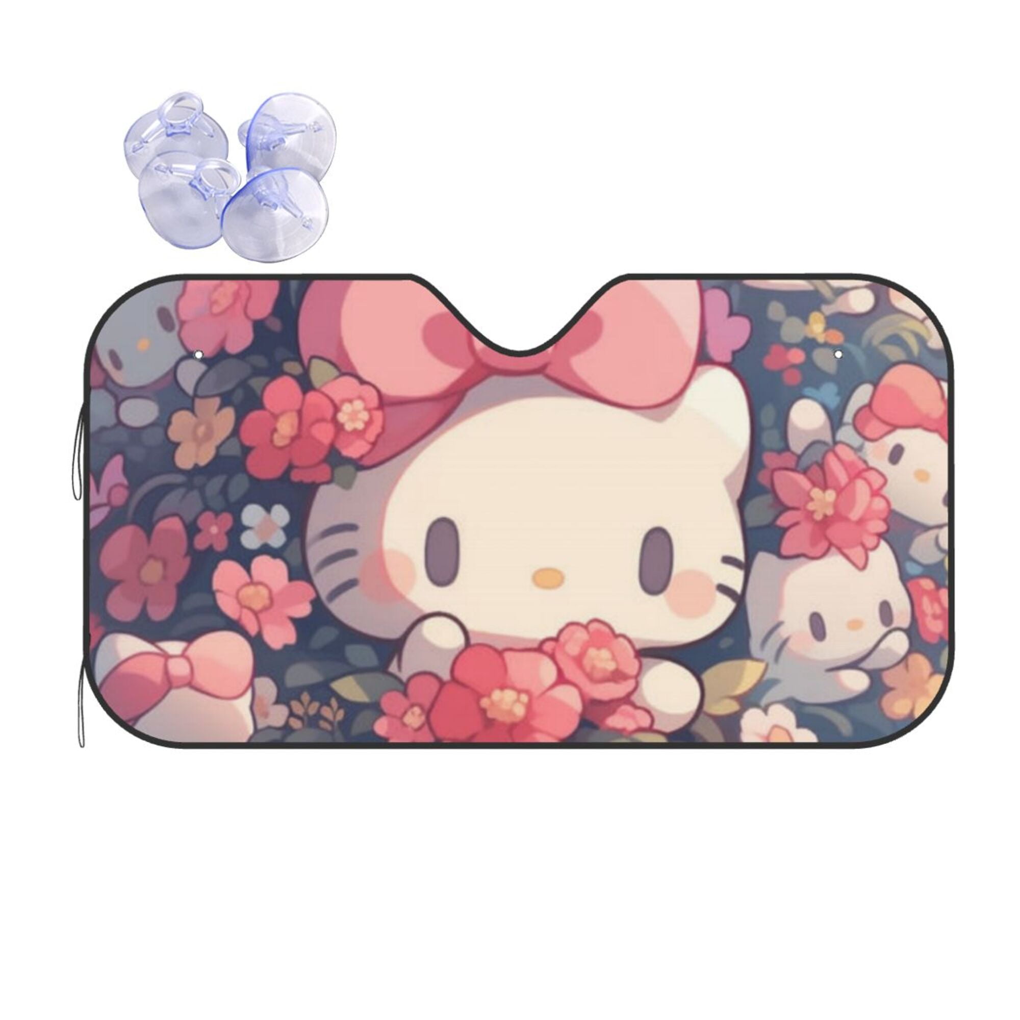 Hello Kitty Car Windshield Sunshades, Front Windshield Sun Shade ...