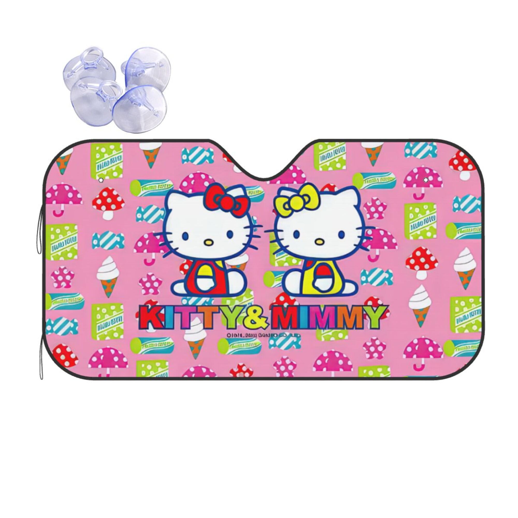 Hello Kitty Car Windshield Sunshades, Front Windshield Sun Shade ...