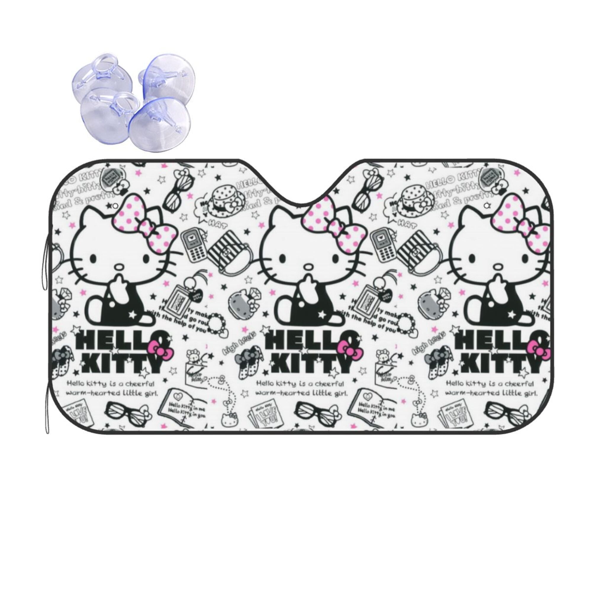 Hello Kitty Car Windshield Sunshades, Front Windshield Sun Shade ...