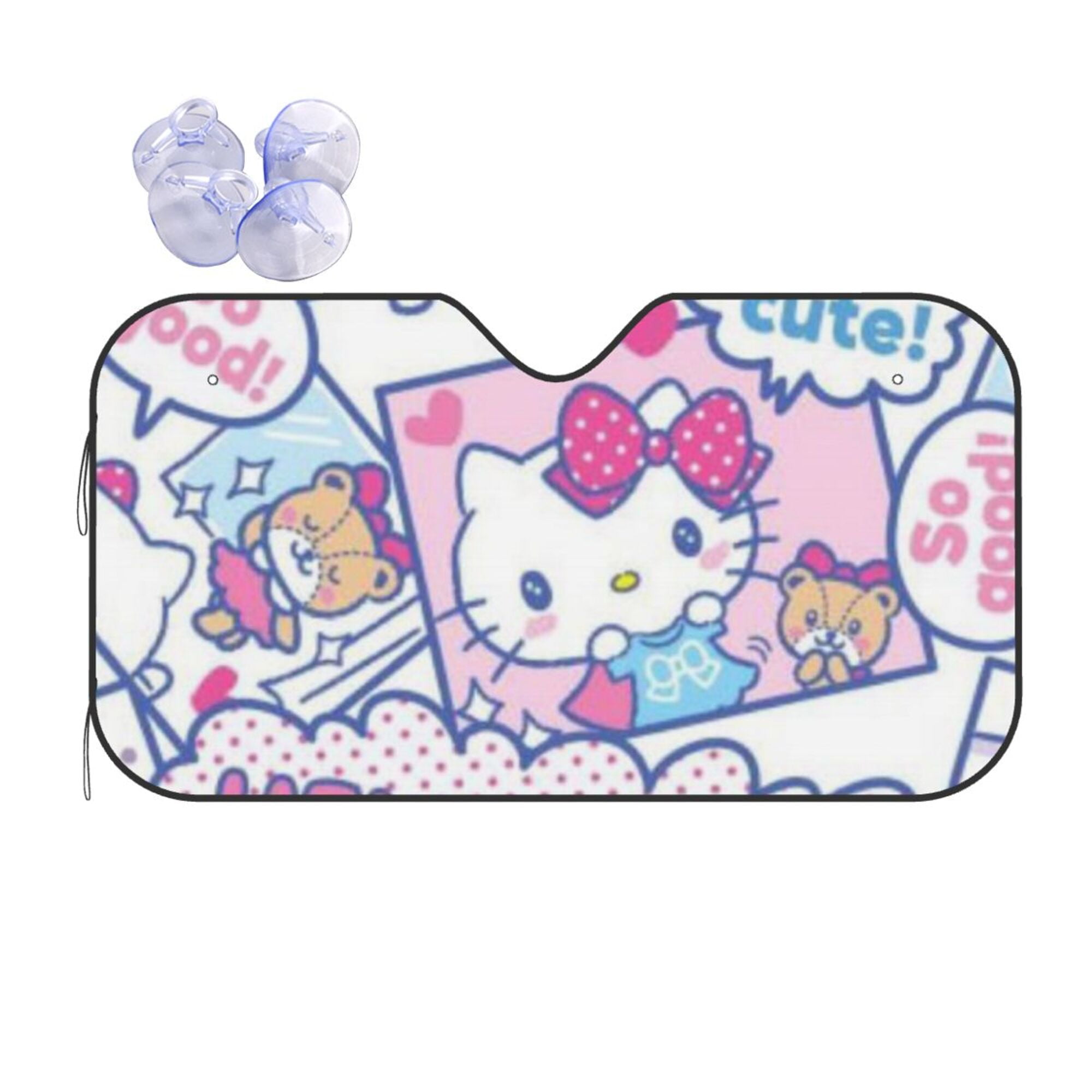 Hello Kitty Car Windshield Sunshades, Front Windshield Sun Shade ...