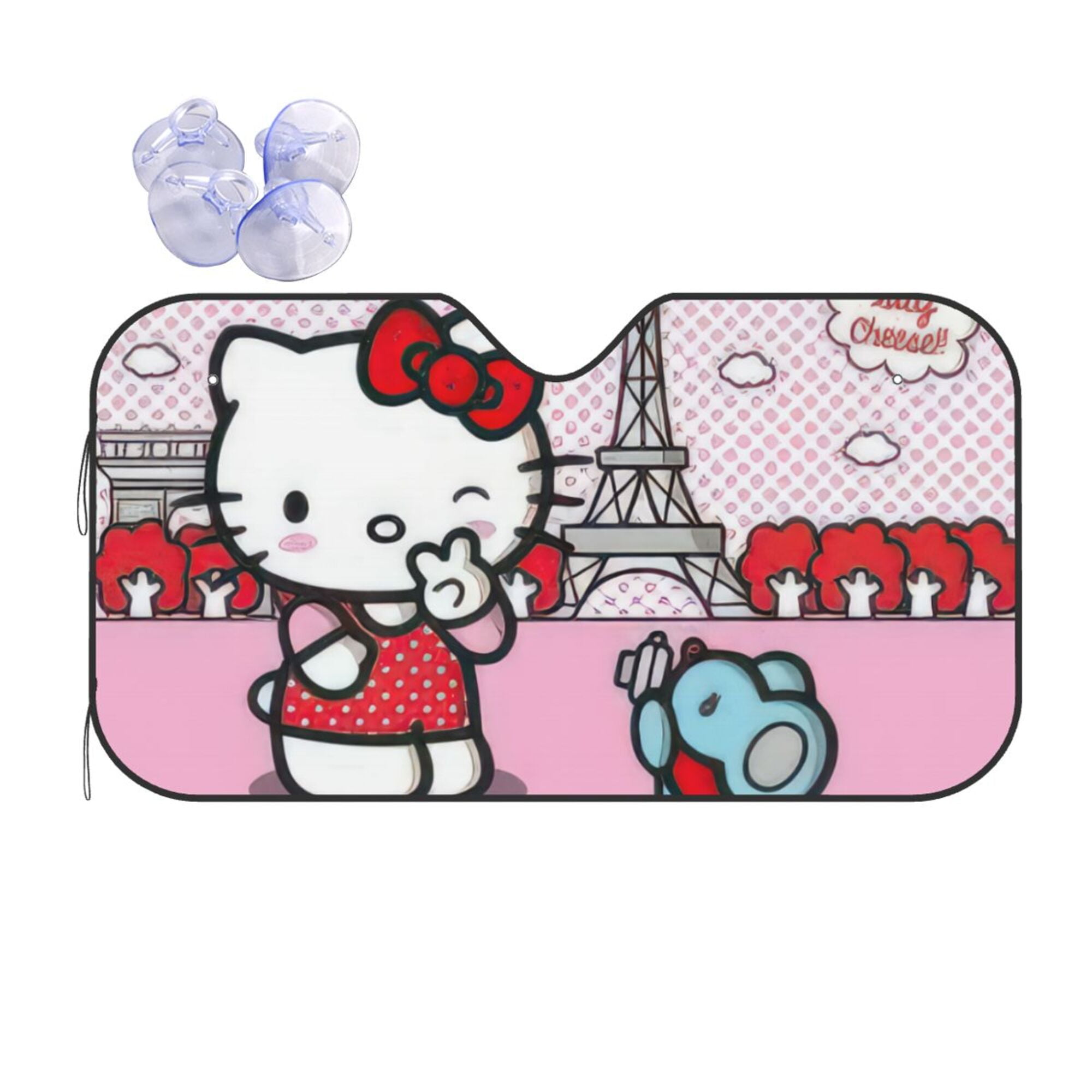 Hello Kitty Car Windshield Sunshades, Front Windshield Sun Shade ...