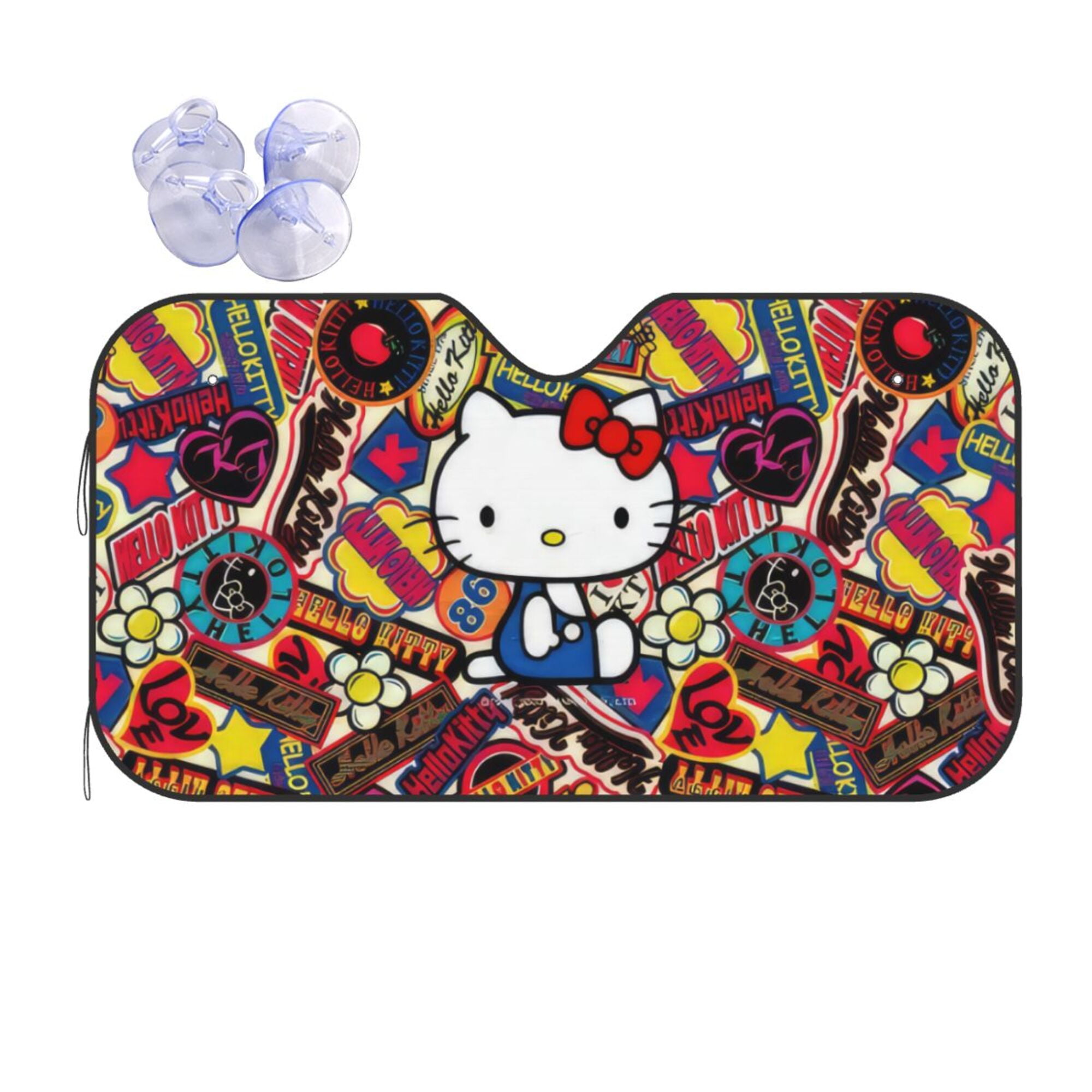 Hello Kitty Car Windshield Sunshades, Front Windshield Sun Shade ...