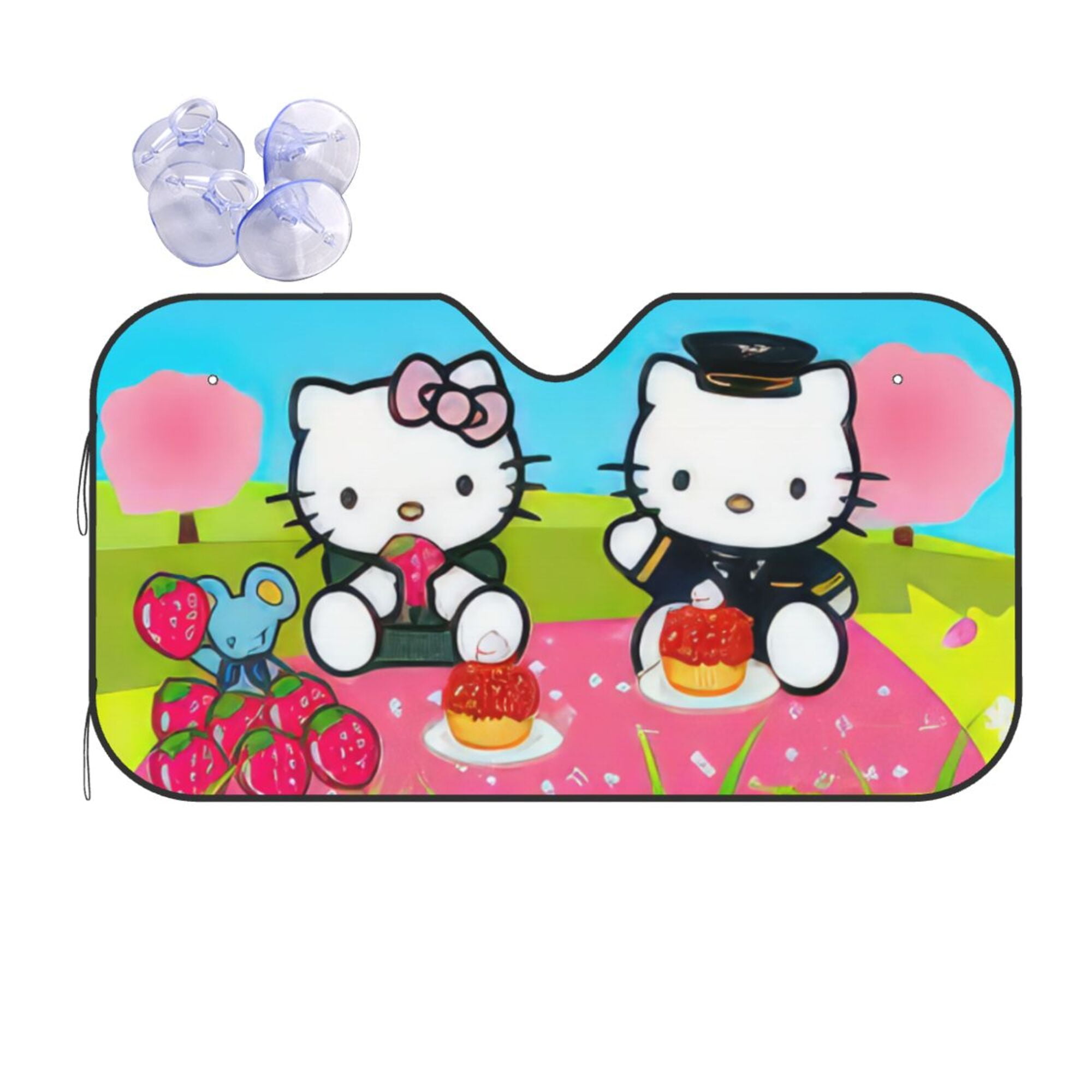 Hello Kitty Car Windshield Sunshades, Front Windshield Sun Shade ...