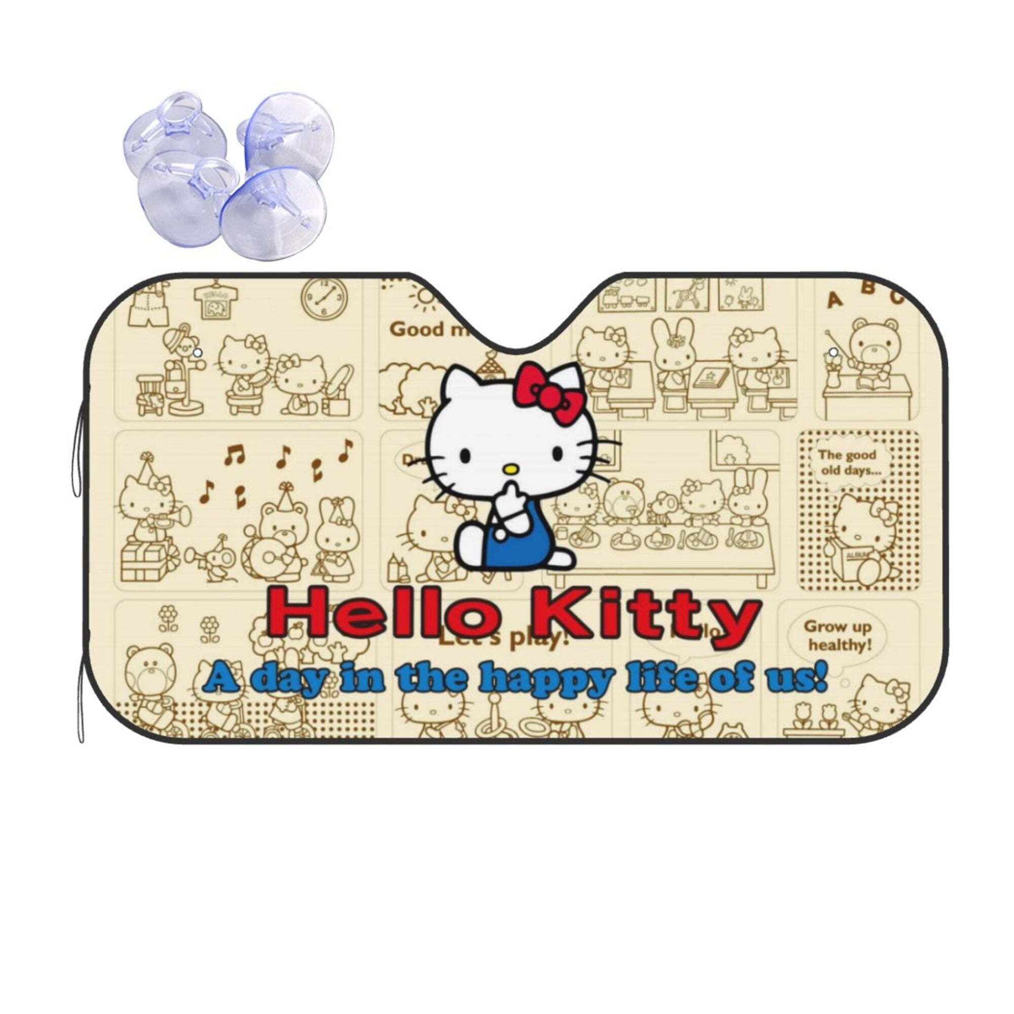 Hello Kitty Car Windshield Sunshades, Front Windshield Sun Shade ...