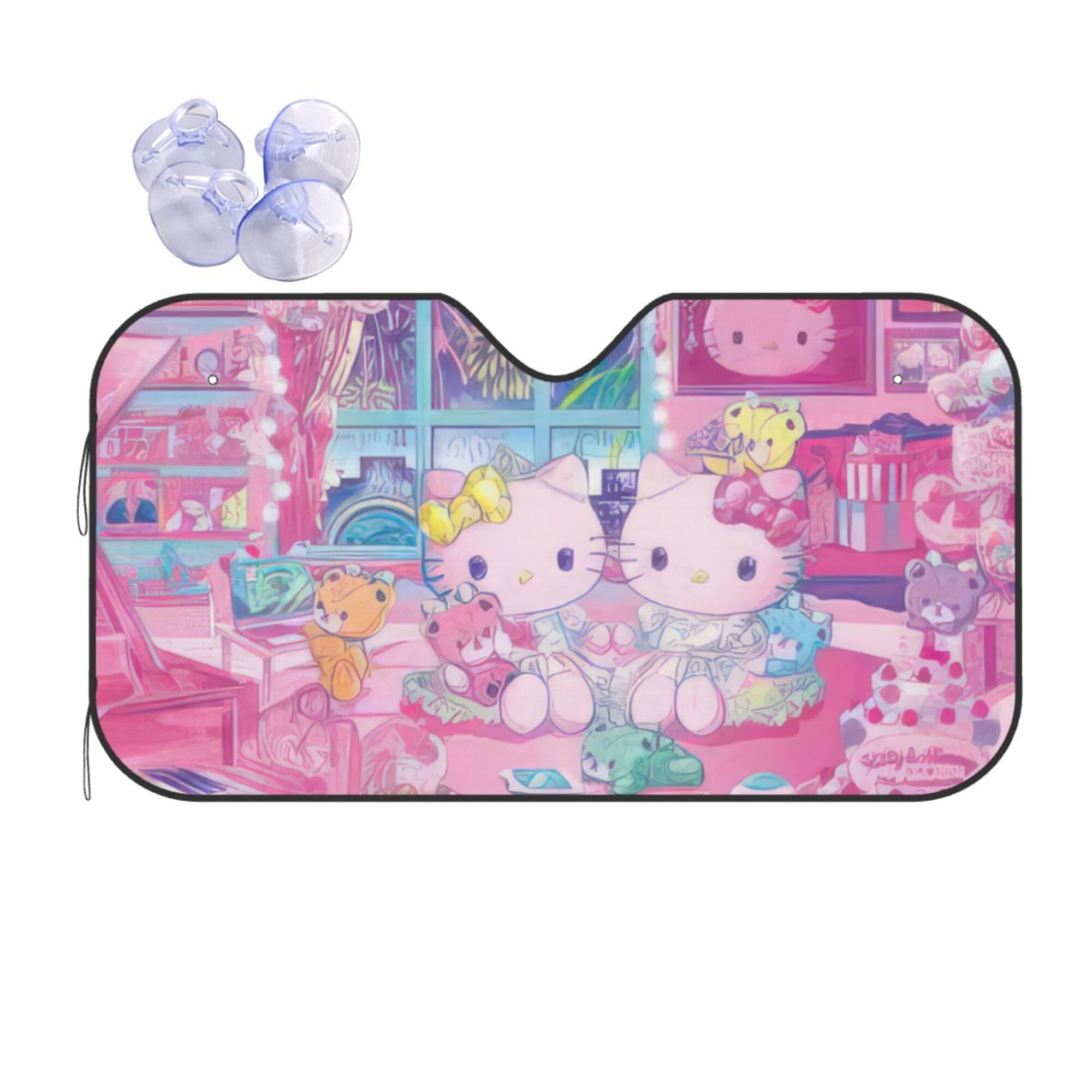 Hello Kitty Car Windshield Sunshades, Front Windshield Sun Shade ...
