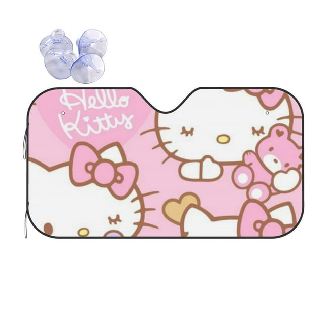 Hello Kitty Car Windshield Sunshades, Front Windshield Sun Shade ...
