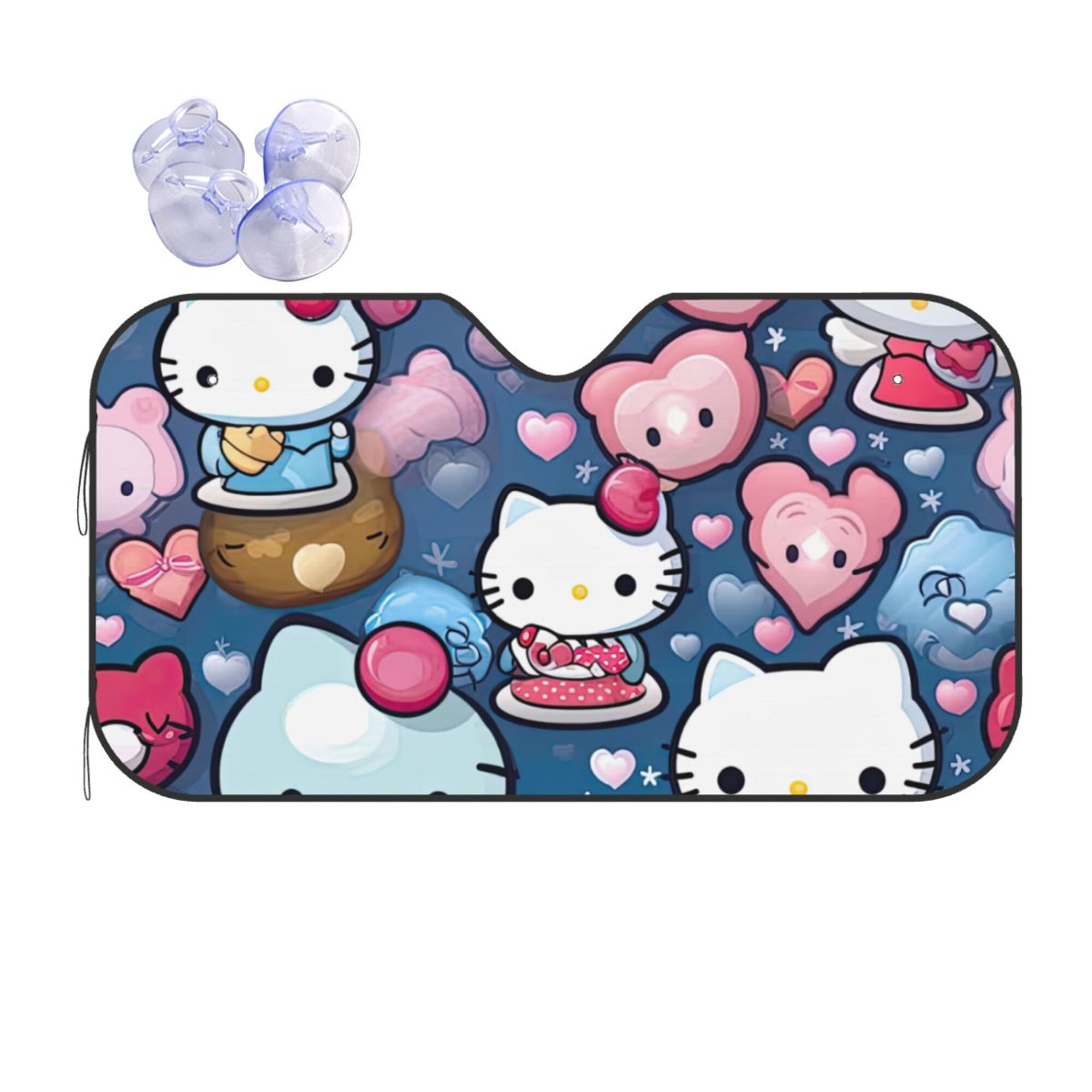 Hello Kitty Car Windshield Sunshades, Front Windshield Sun Shade ...